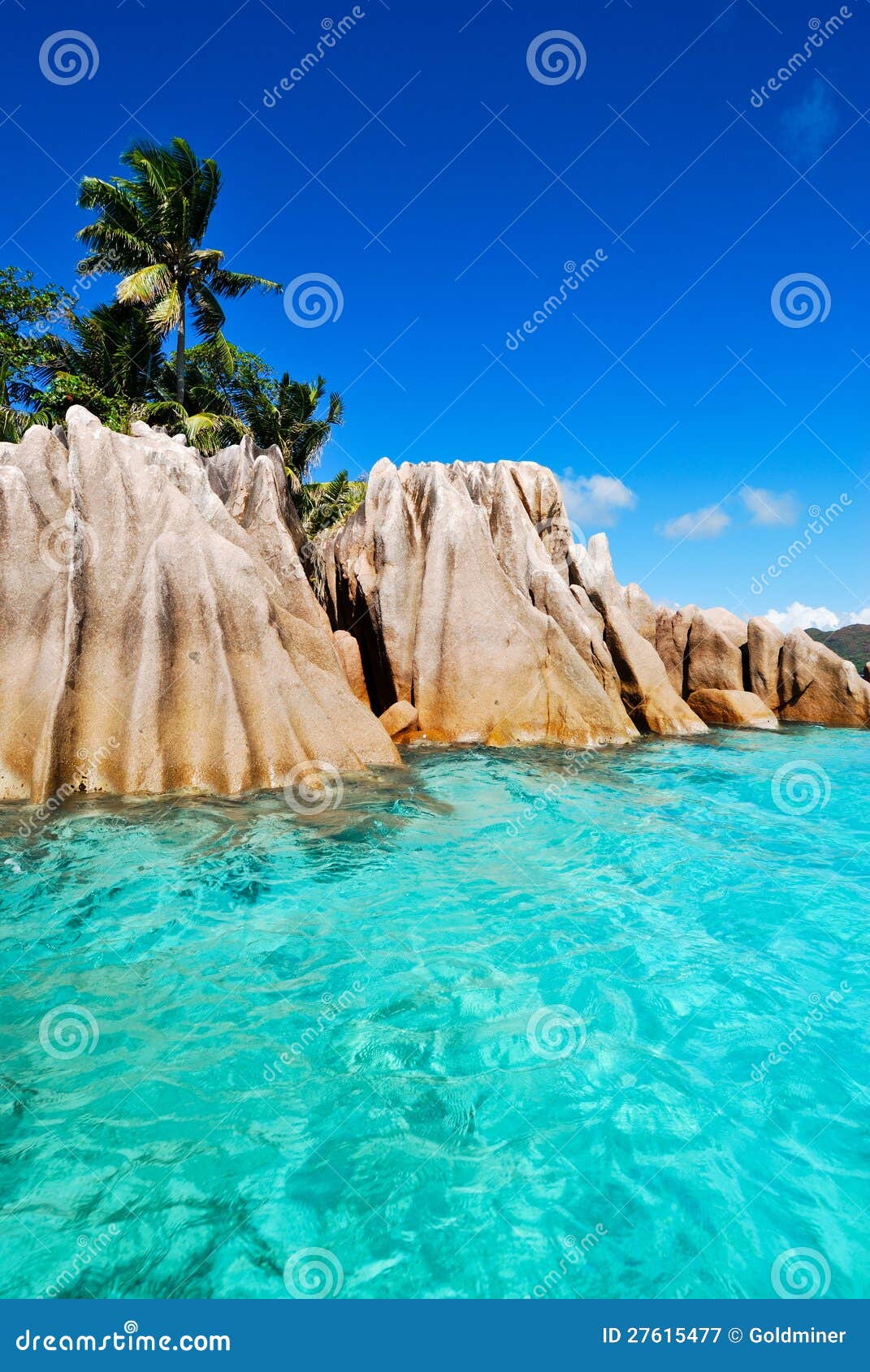 Island view from the ocean stock image. Image of landscape - 27615477