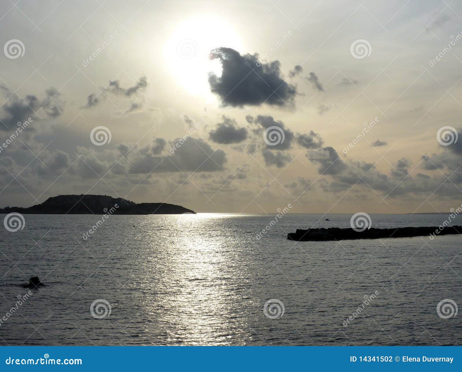 Islands by sunset stock photo. Image of scene, evening - 14341502