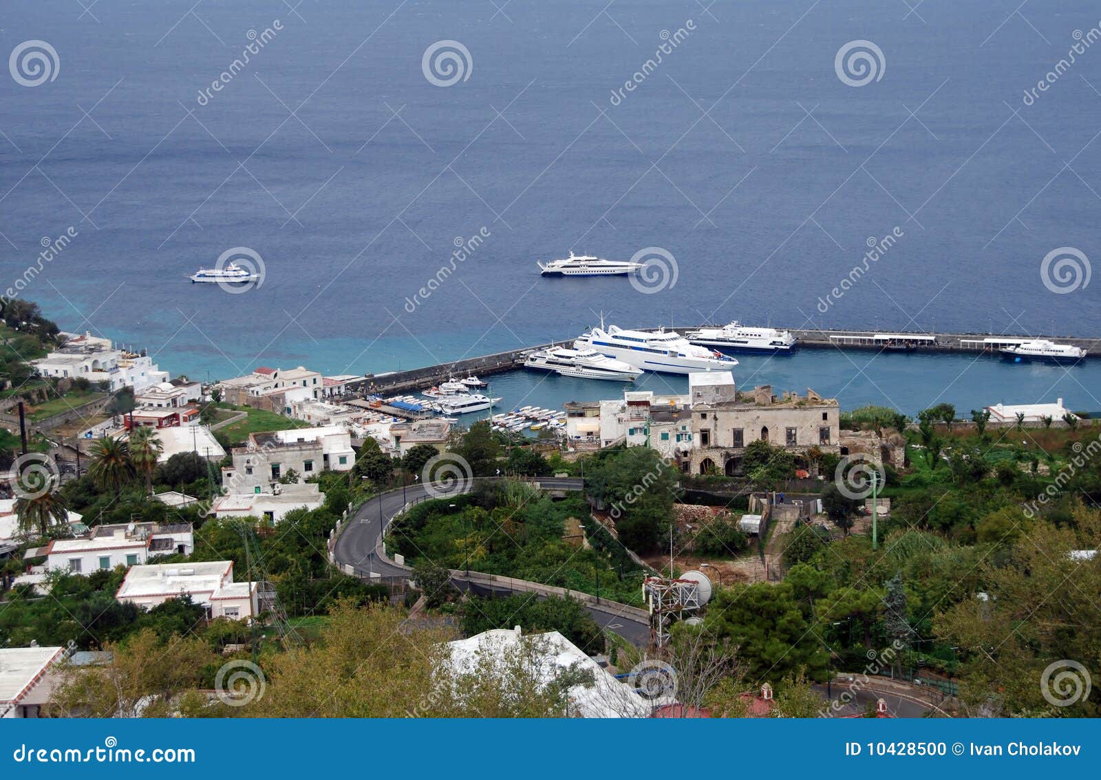Isle of Capri stock photo. Image of coast, lanscape, italy - 10428500