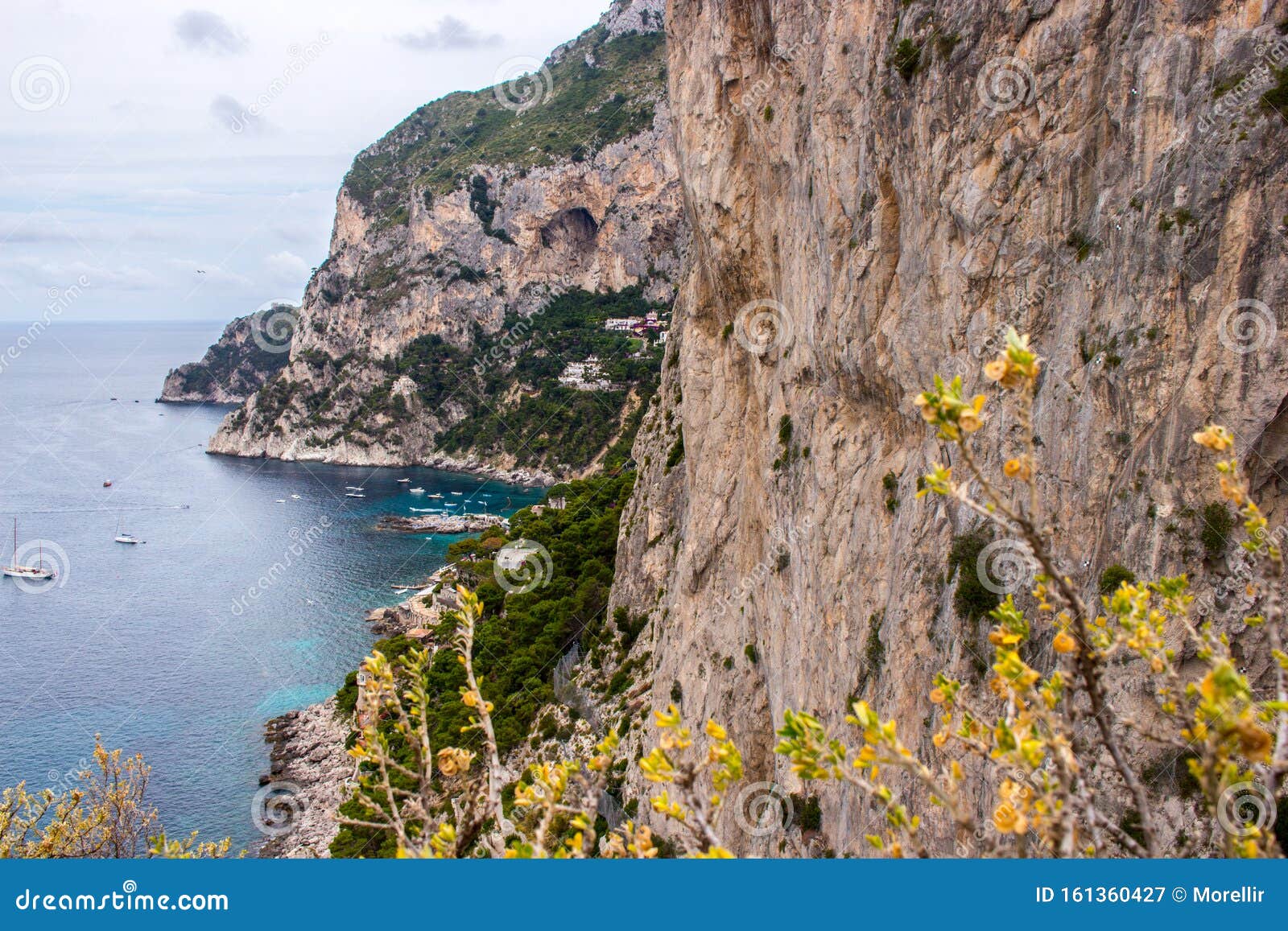 The Isle of Capri in Italy stock image. Image of naples - 161360427