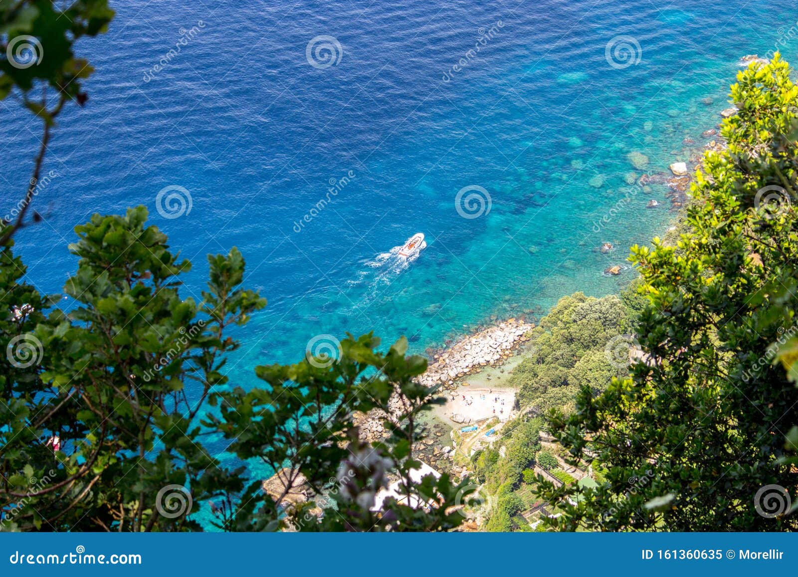The Isle of Capri in Italy stock image. Image of grande - 161360635