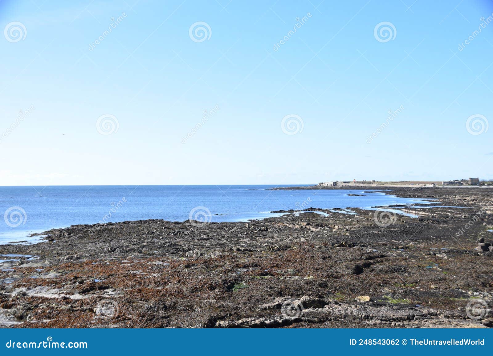 Isle of Man: Castletown Bay and Scarlett Point Stock Photo - Image of ...