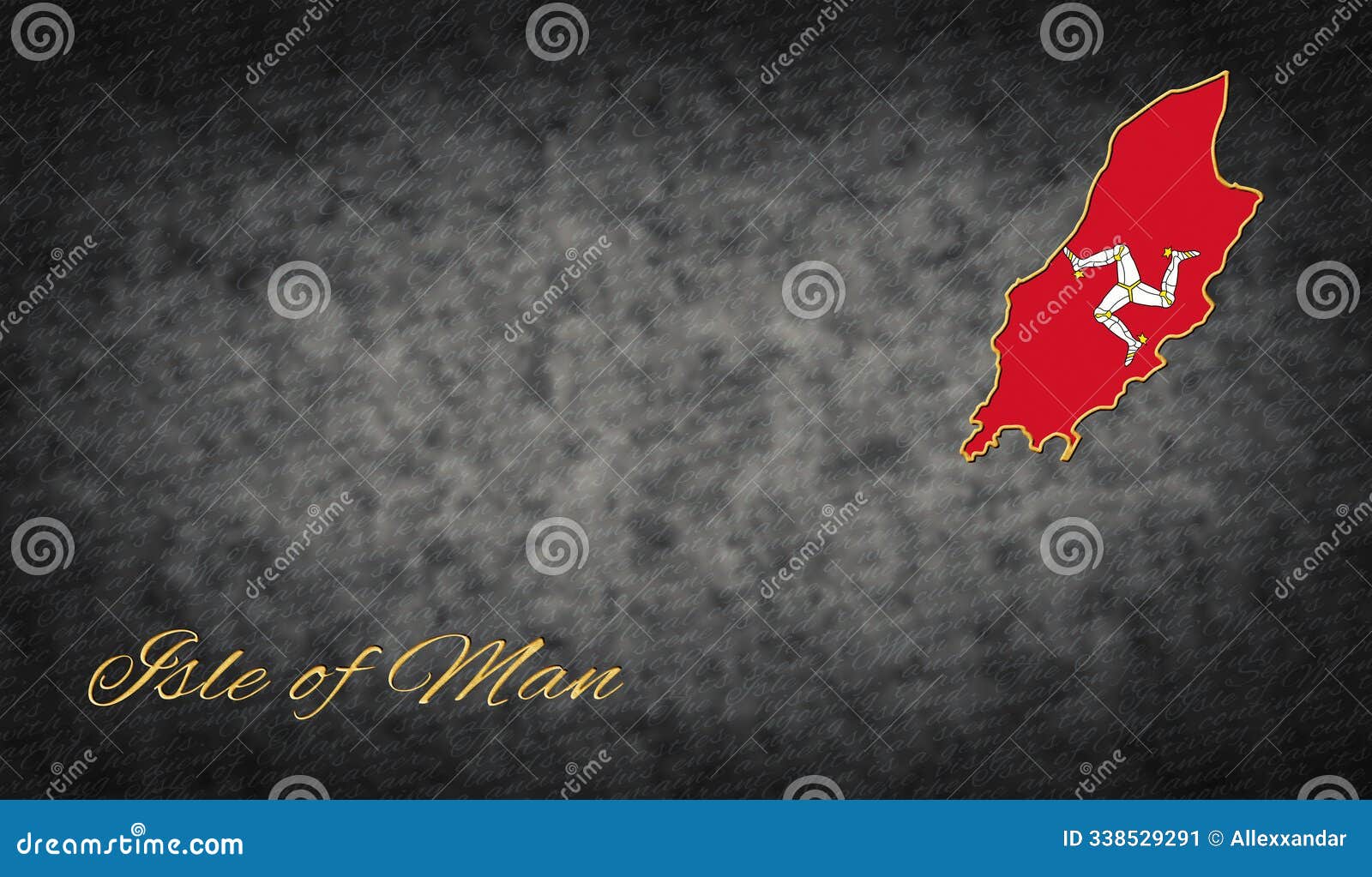 Isle of Man Symbols, Map of Isle of Man Stock Image - Image of tourism ...