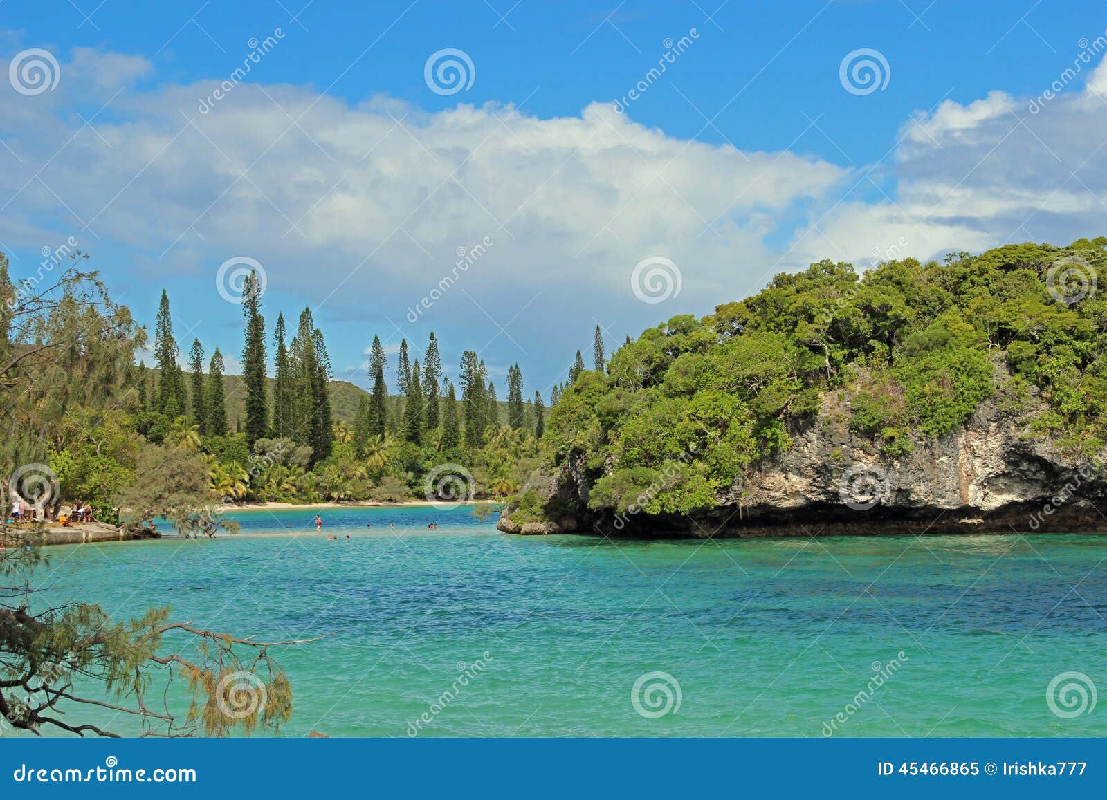Isle of Pines, New Caledonia, South Pacific Stock Image - Image of lush ...