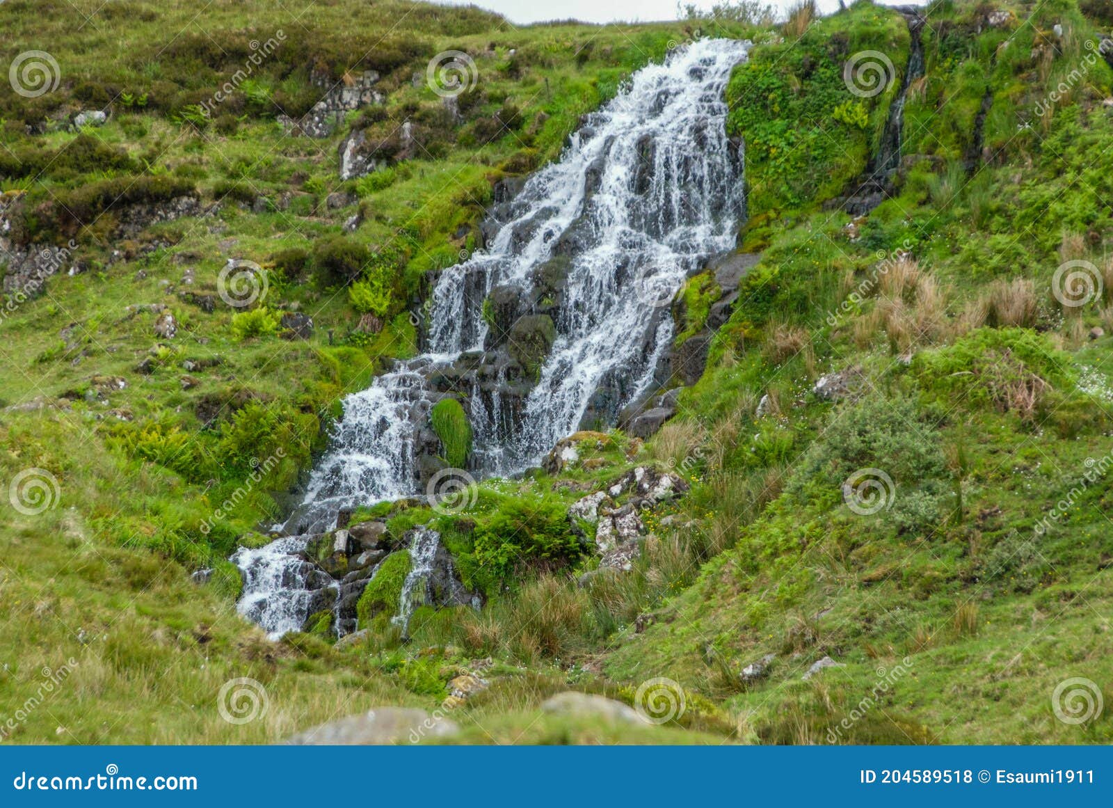 Isle of Skye Waterfall stock photo. Image of autumn - 204589518