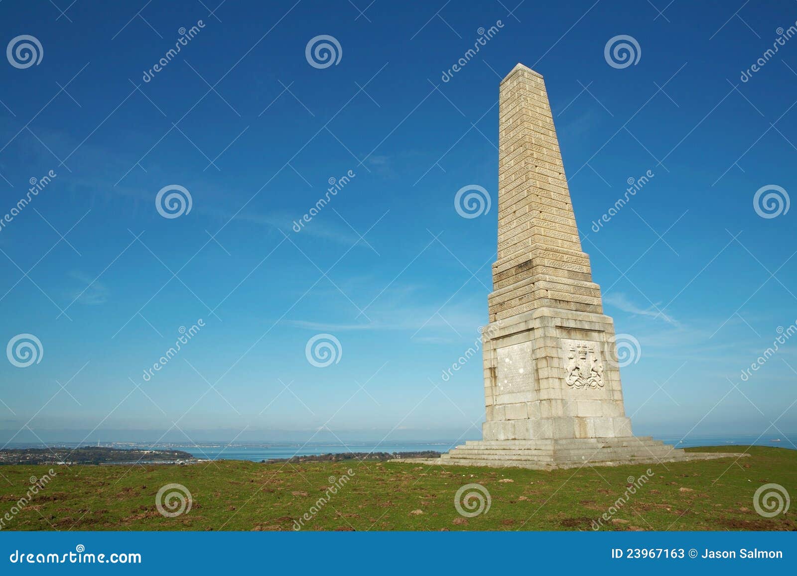 Isle of White stock image. Image of cloud, tower, horizon - 23967163