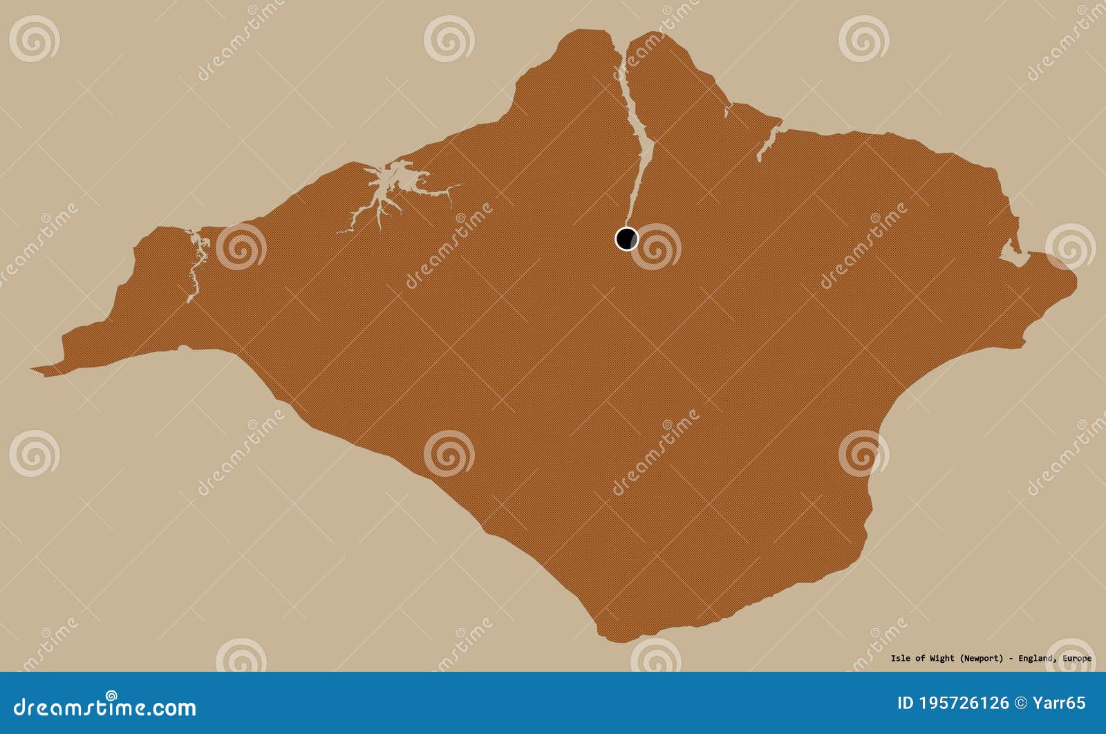 Isle of Wight, Unitary Authority of England, on Solid. Pattern Stock ...