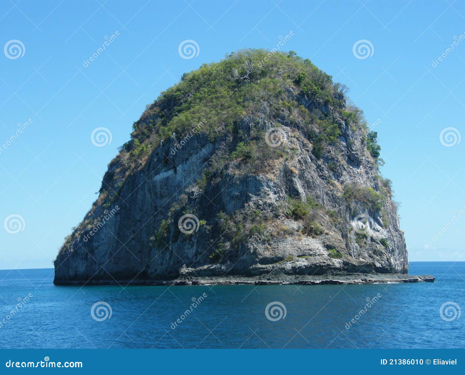 An islet stock photo. Image of rock, serene, isolated - 21386010