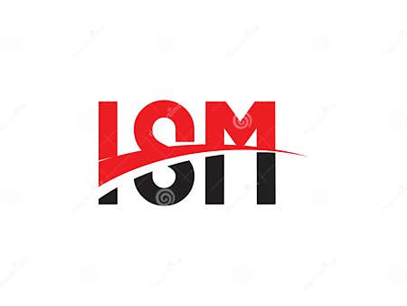 ISM Letter Initial Logo Design Vector Illustration Stock Vector ...