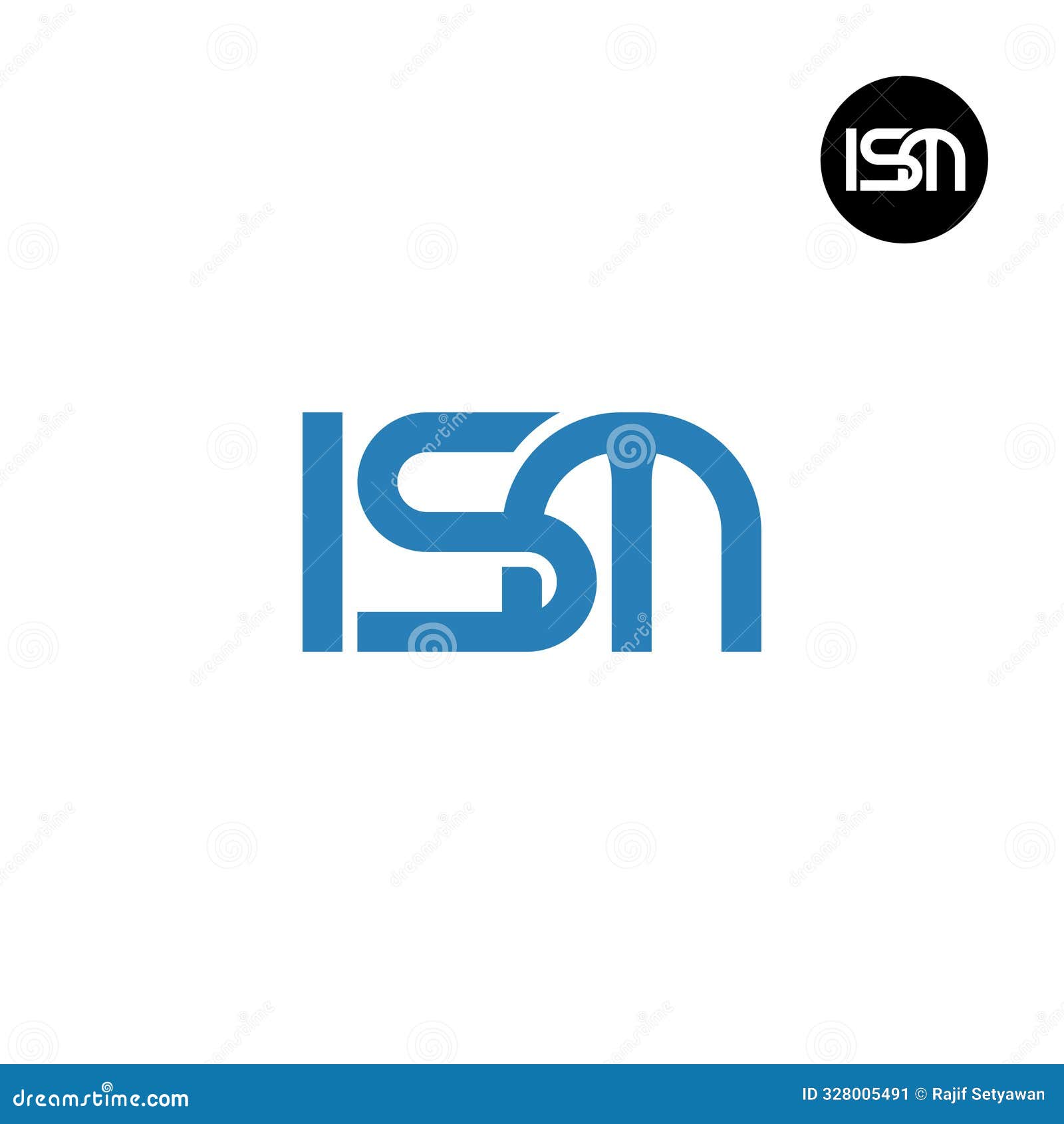 ISM Logo Letter Monogram Design Stock Vector - Illustration of business ...