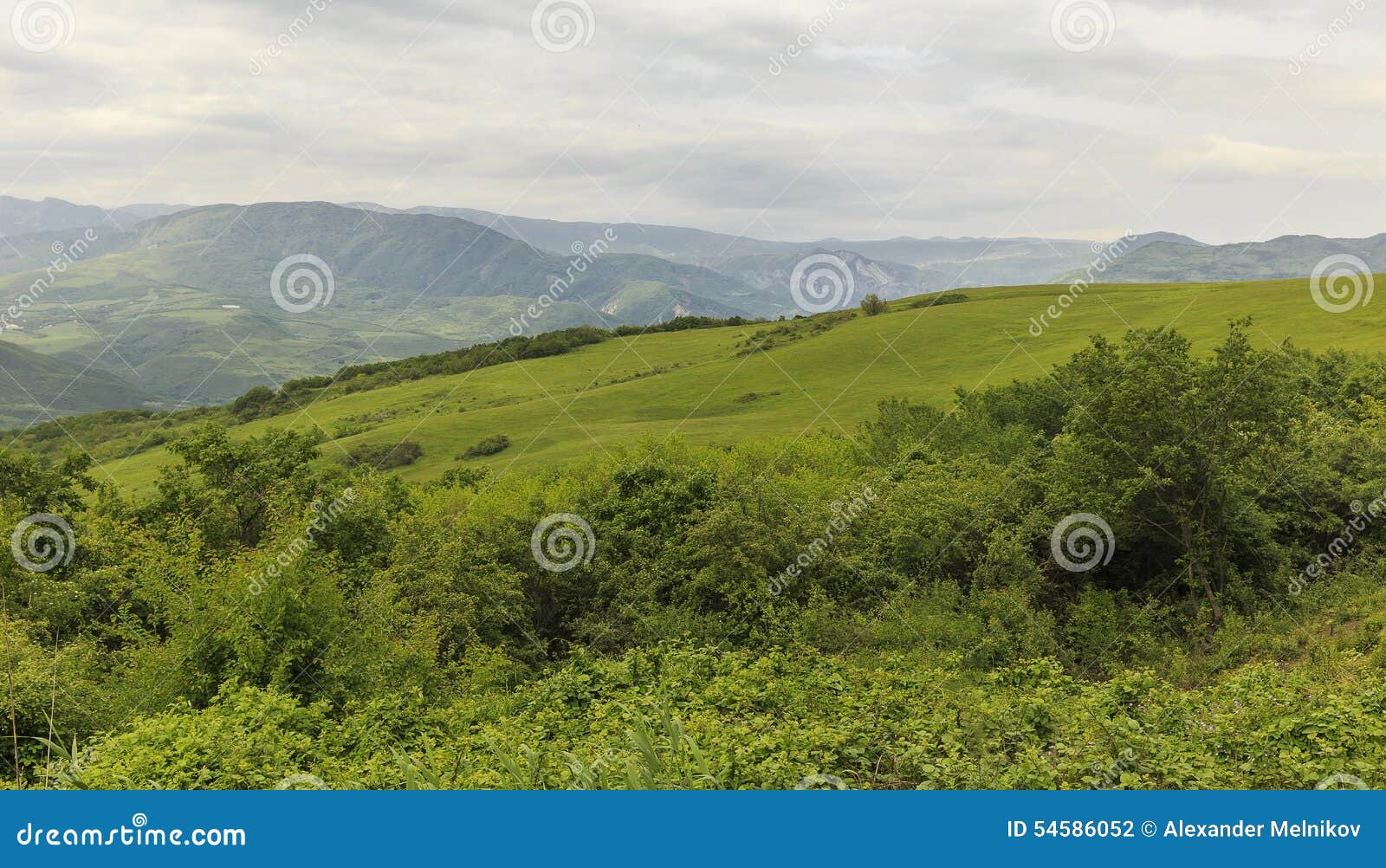 Ismayilli Mountains. Azerbaijan Stock Photo - Image of cloud, grass: 54586052