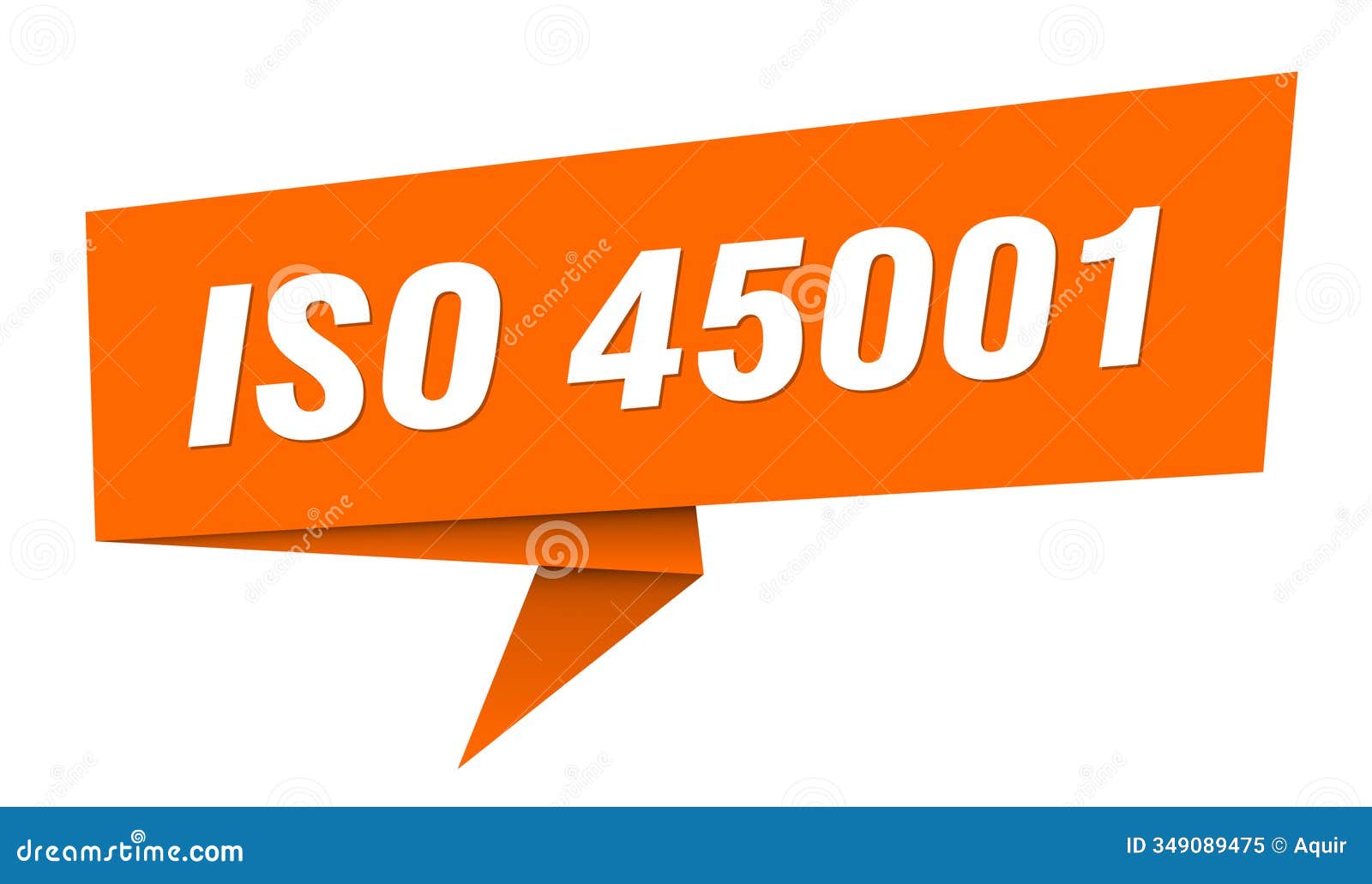 Iso 45001 Banner. Iso 45001 Speech Bubble, Label, Sticker, Sign ...