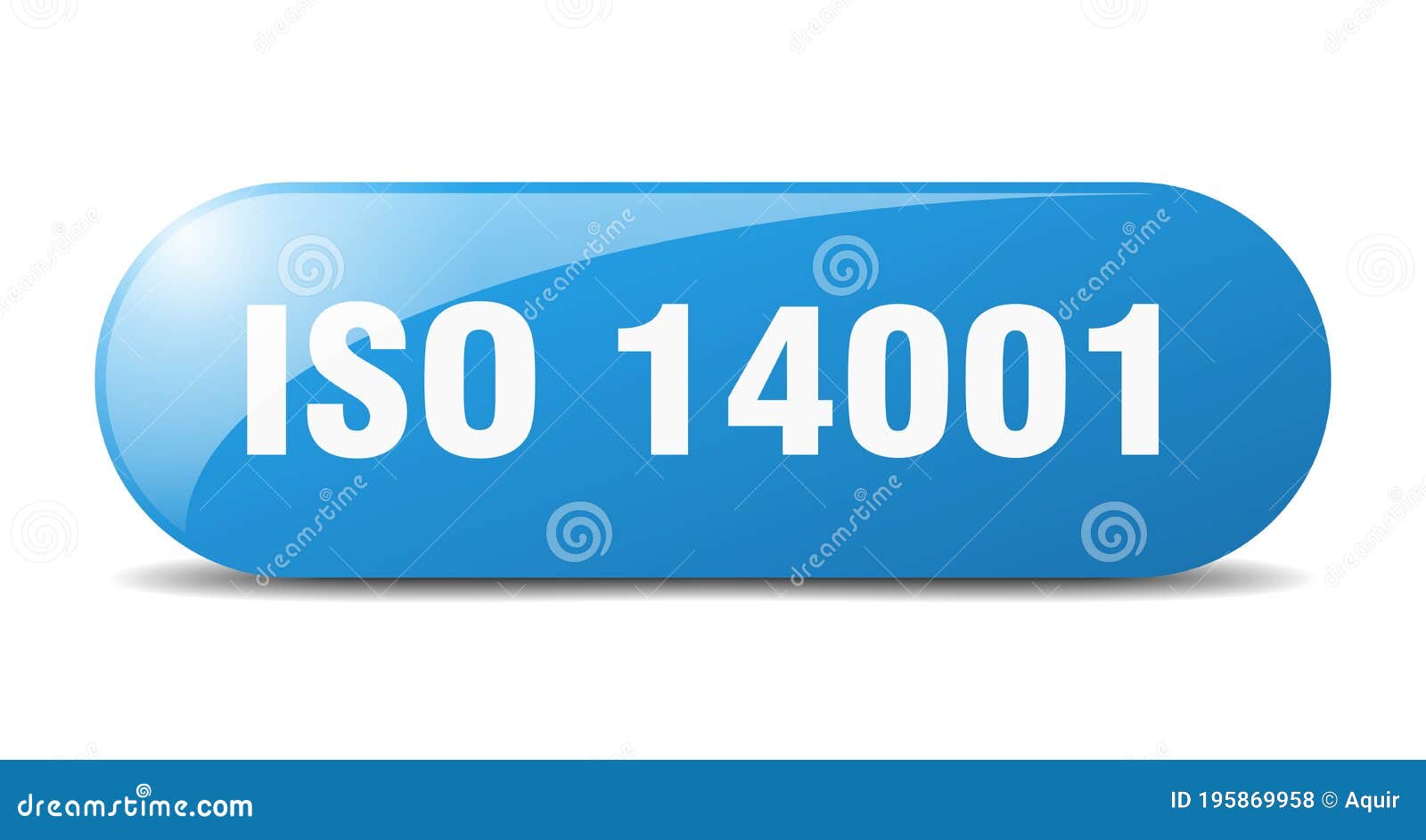Iso 14001 Button. Sticker. Banner. Rounded Glass Sign Editorial Stock ...