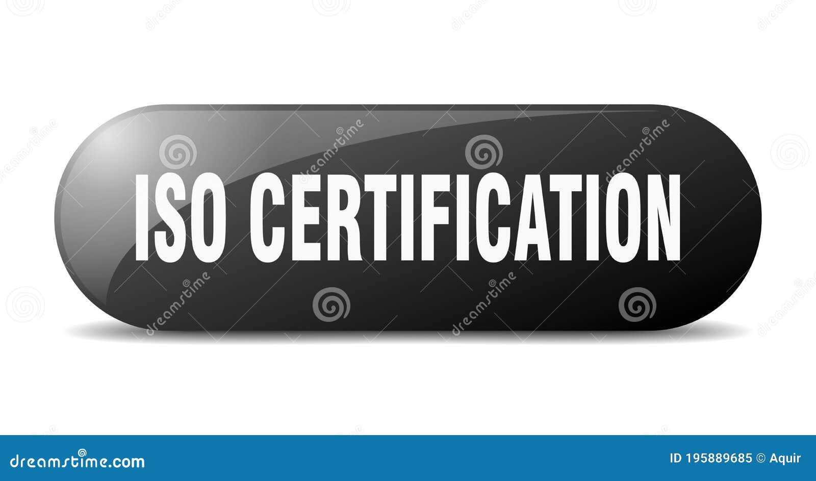 Iso Certification Button. Iso Certification Sign. Key. Push Button ...