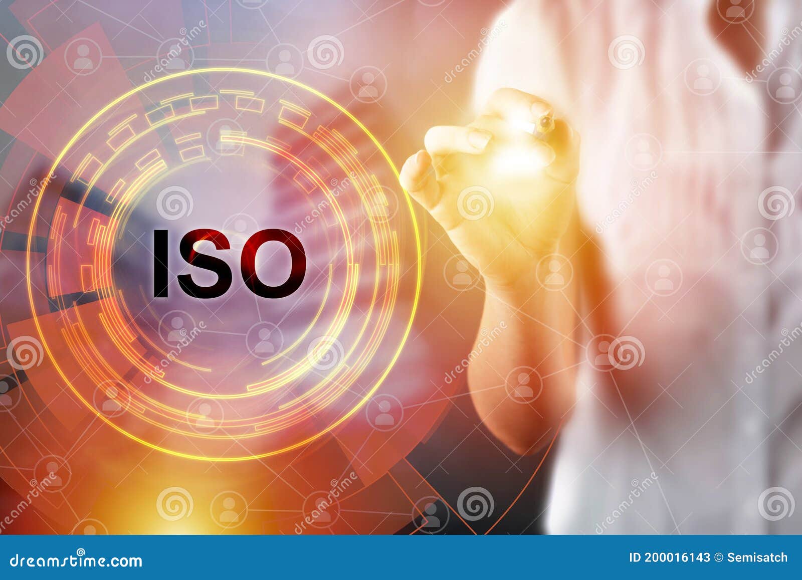 ISO Certification Concept, Standard Quality Control Stock Illustration ...