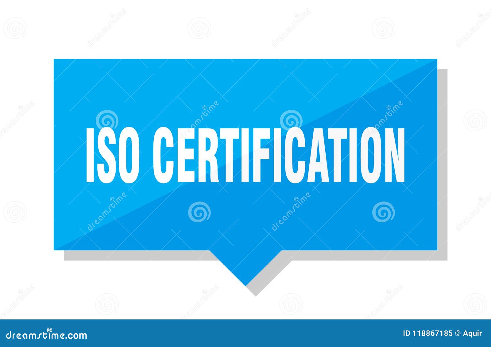 Iso Certification Price Tag Stock Vector - Illustration of insignia ...