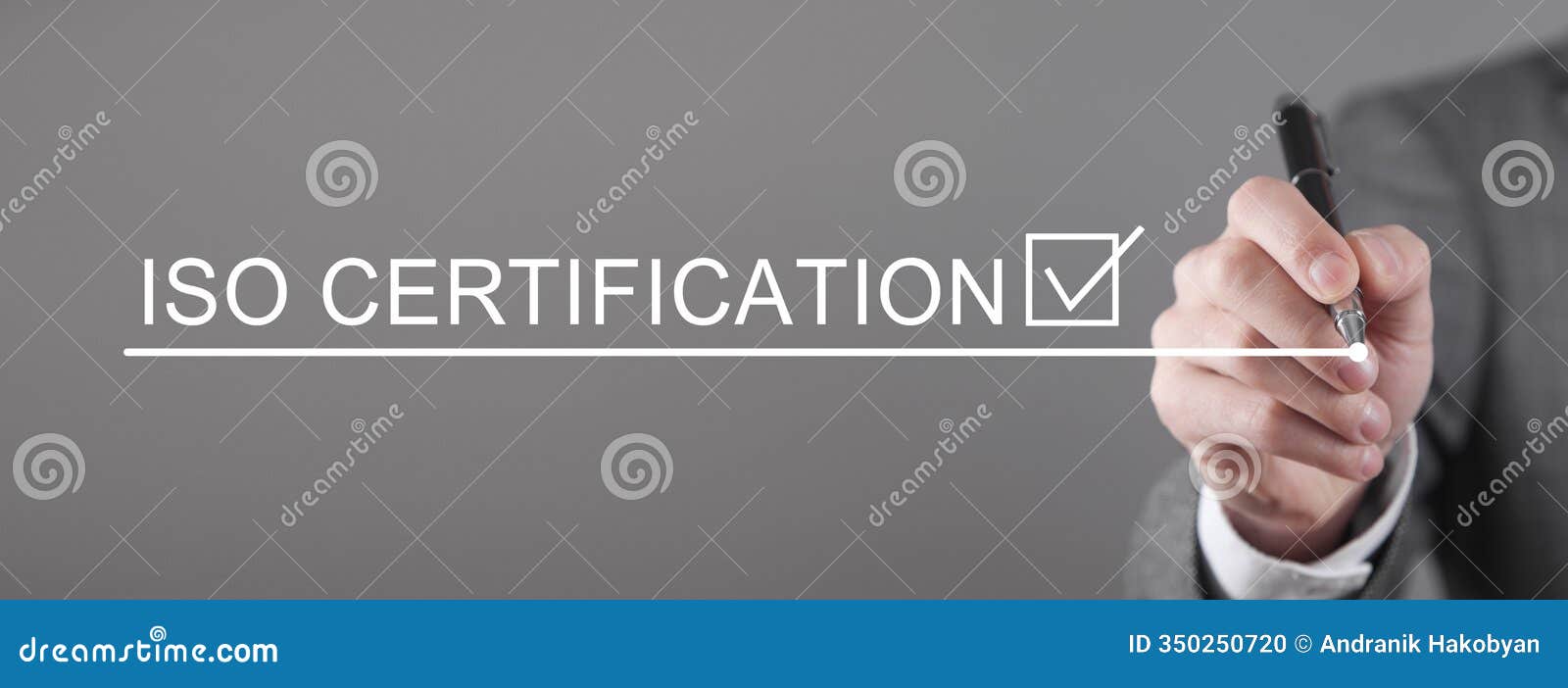 ISO Certification. Quality Control Stock Illustration - Illustration of ...