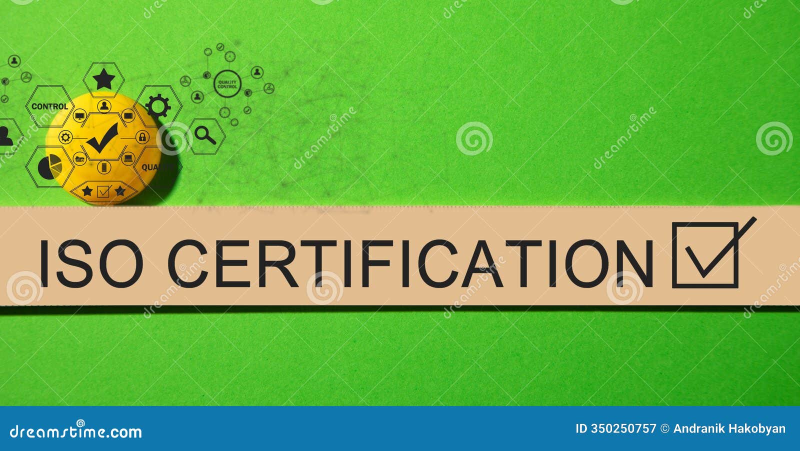 ISO Certification. Quality Control Stock Illustration - Illustration of ...