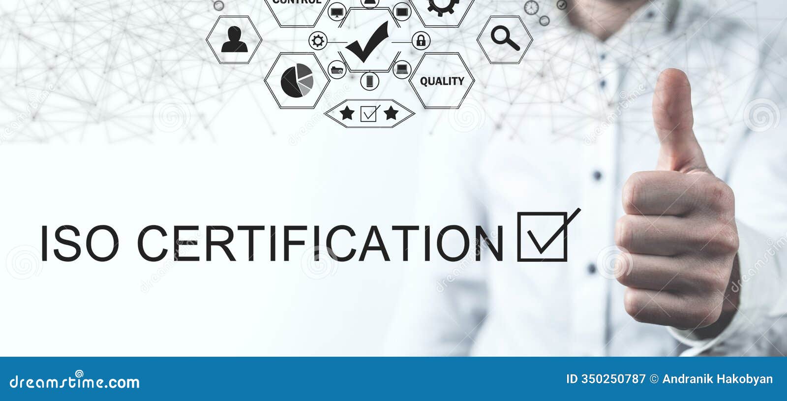 ISO Certification. Quality Control Stock Illustration - Illustration of ...