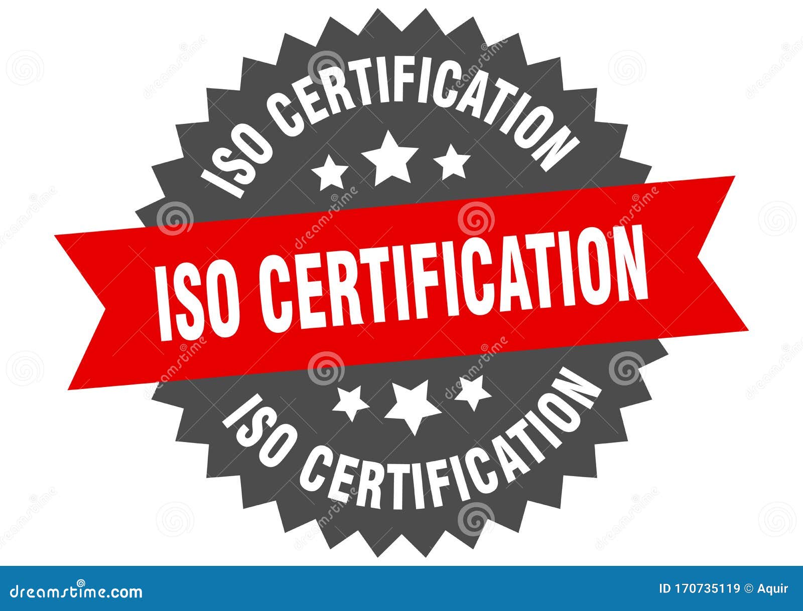 Iso Certification Sign. Iso Certification Circular Band Label. Iso ...