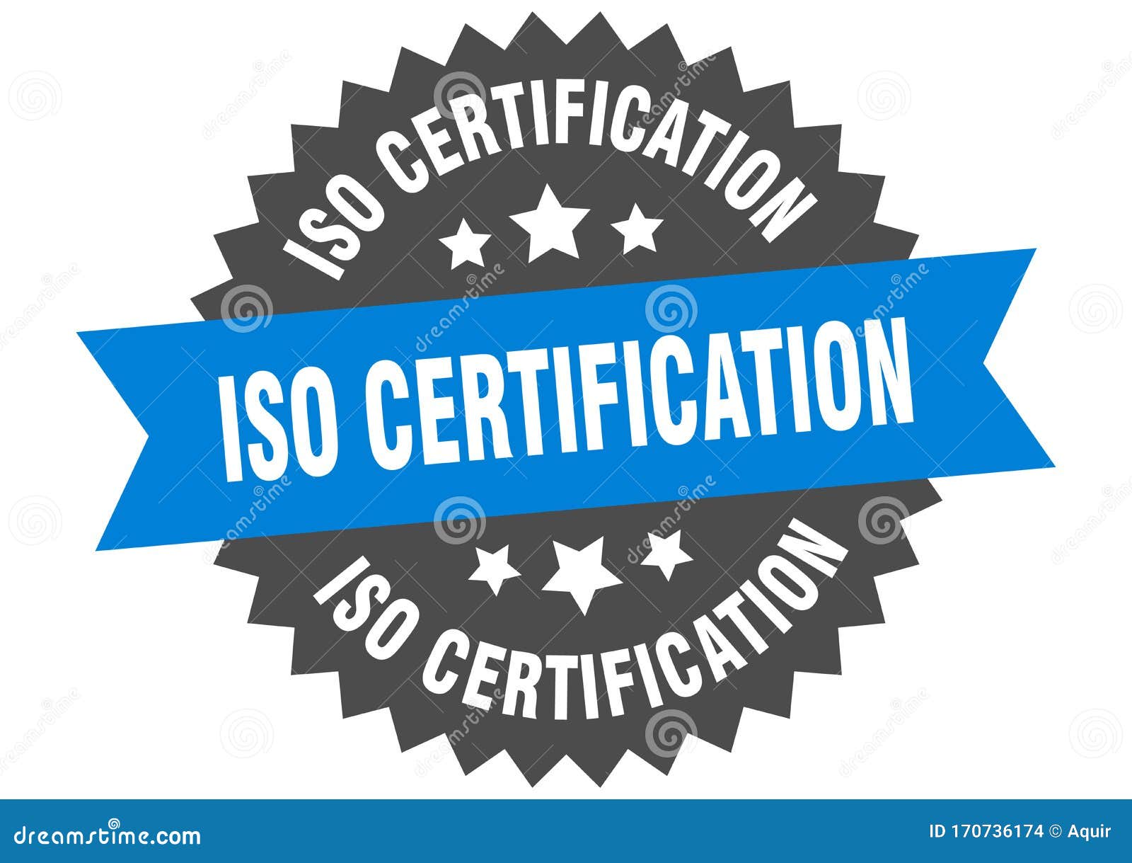 Iso Certification Sign. Iso Certification Circular Band Label. Iso ...