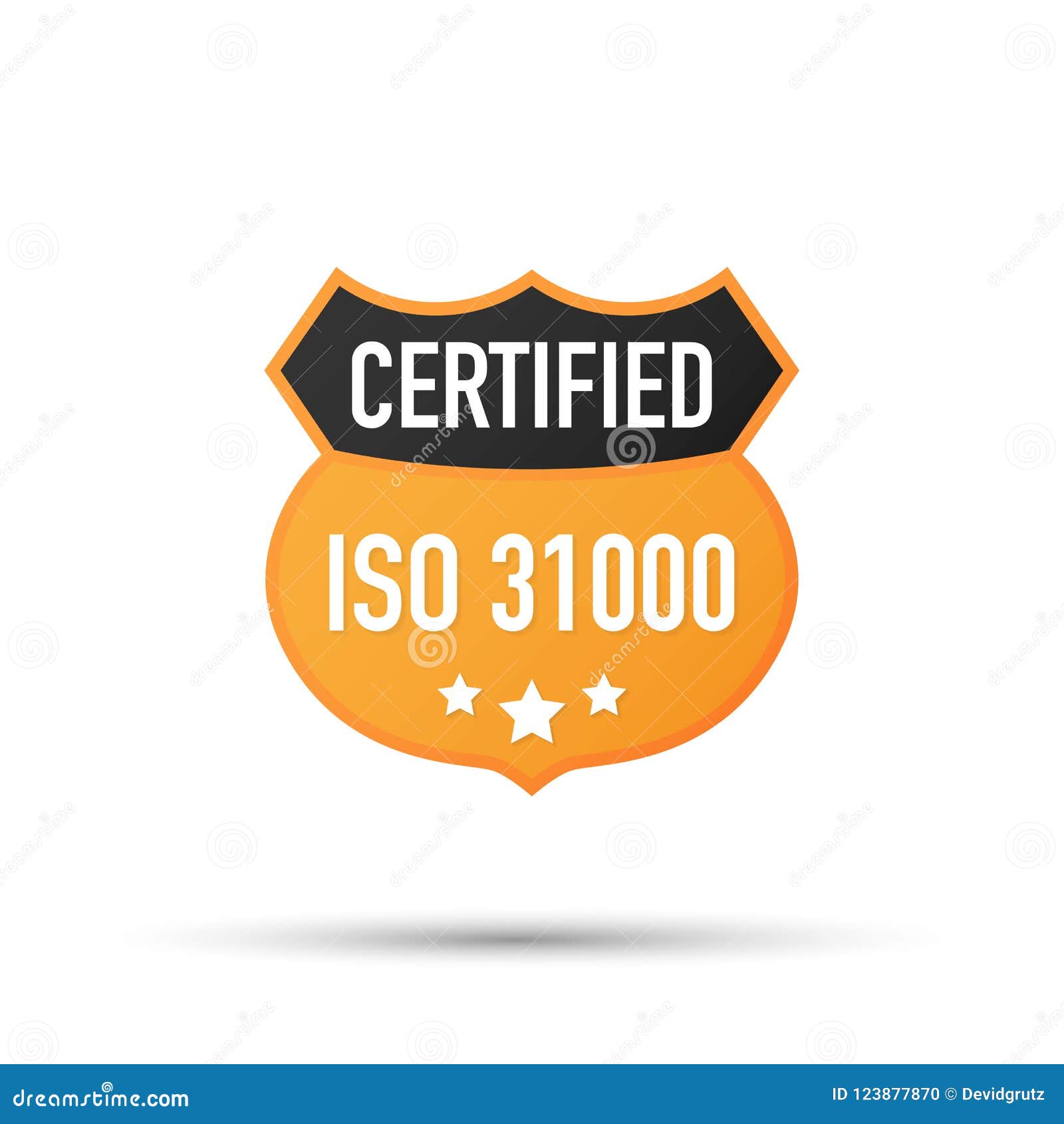 ISO 31000 Badge. Vector. ISO 31000 Stamp Icon. Certified Badge Logo ...