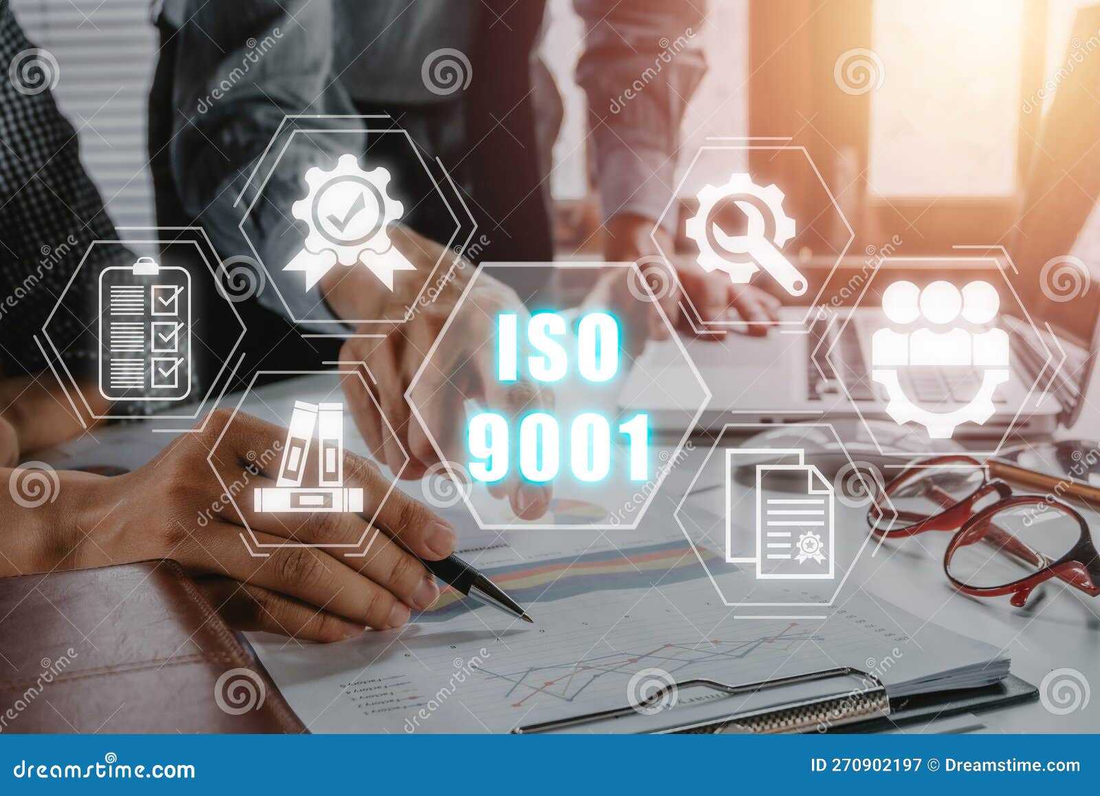 ISO 9001 Quality Management System Certified Concept Royalty-Free Stock ...