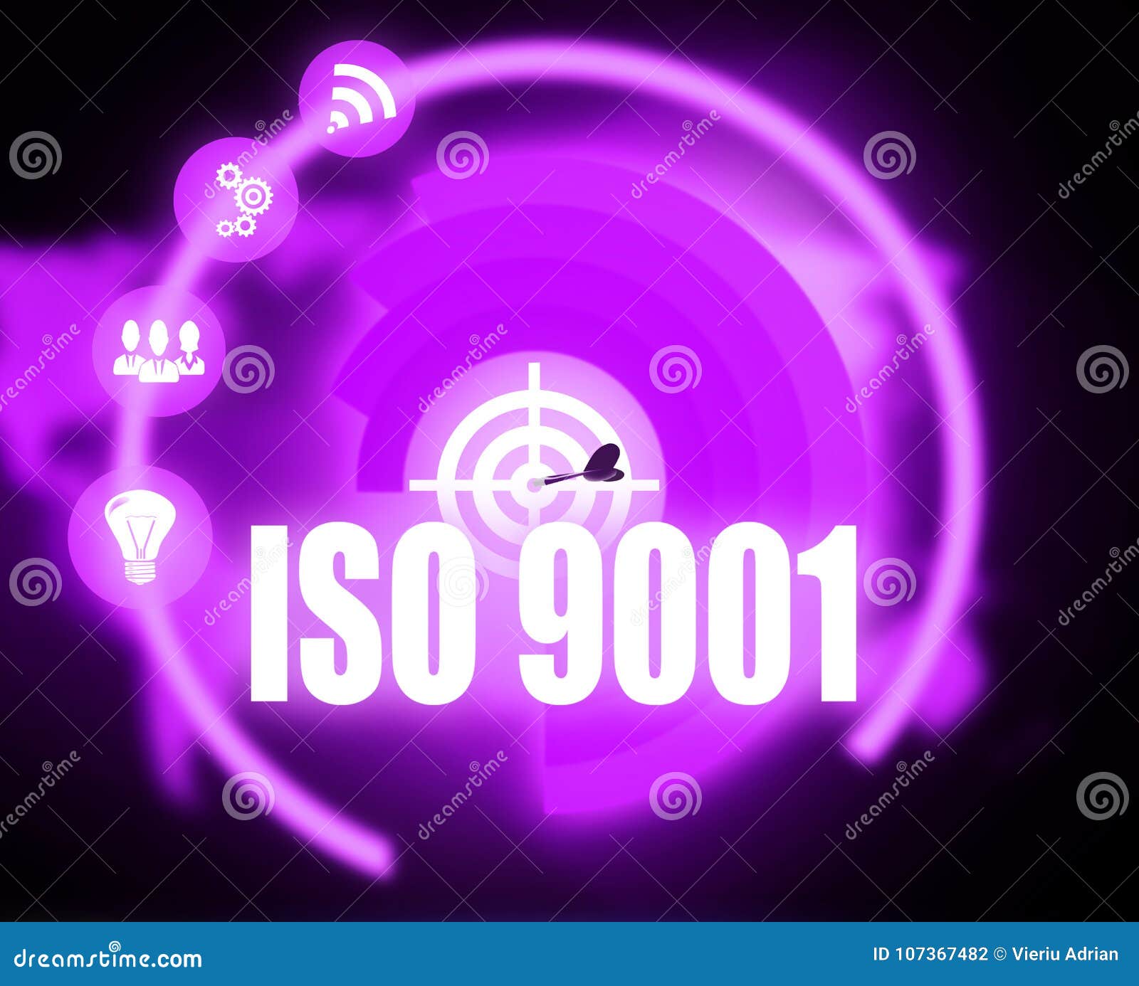 ISO 9001 Concept. The International Standard, The Requirements For A ...