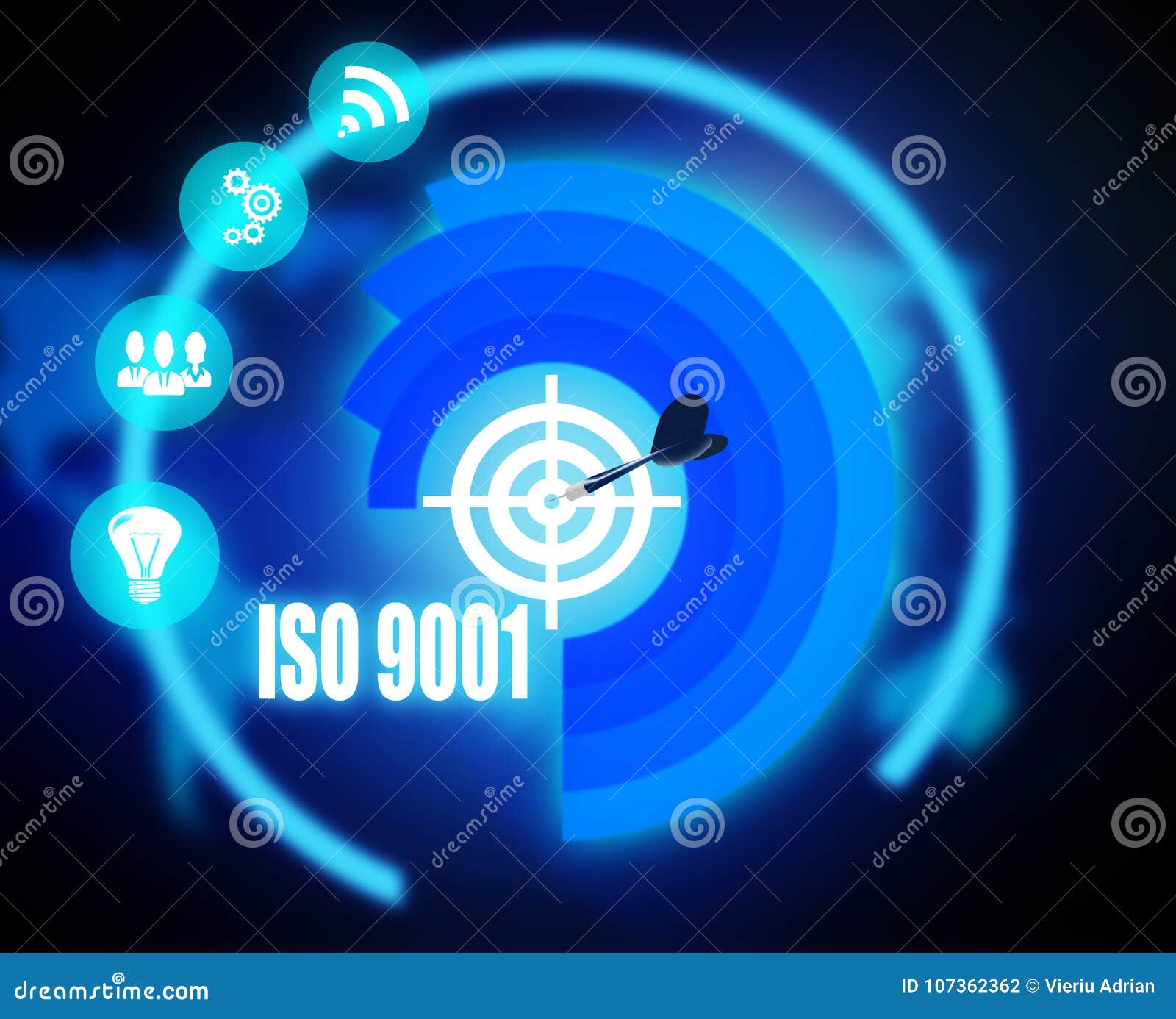 ISO 9001 Concept. The International Standard, The Requirements For A ...