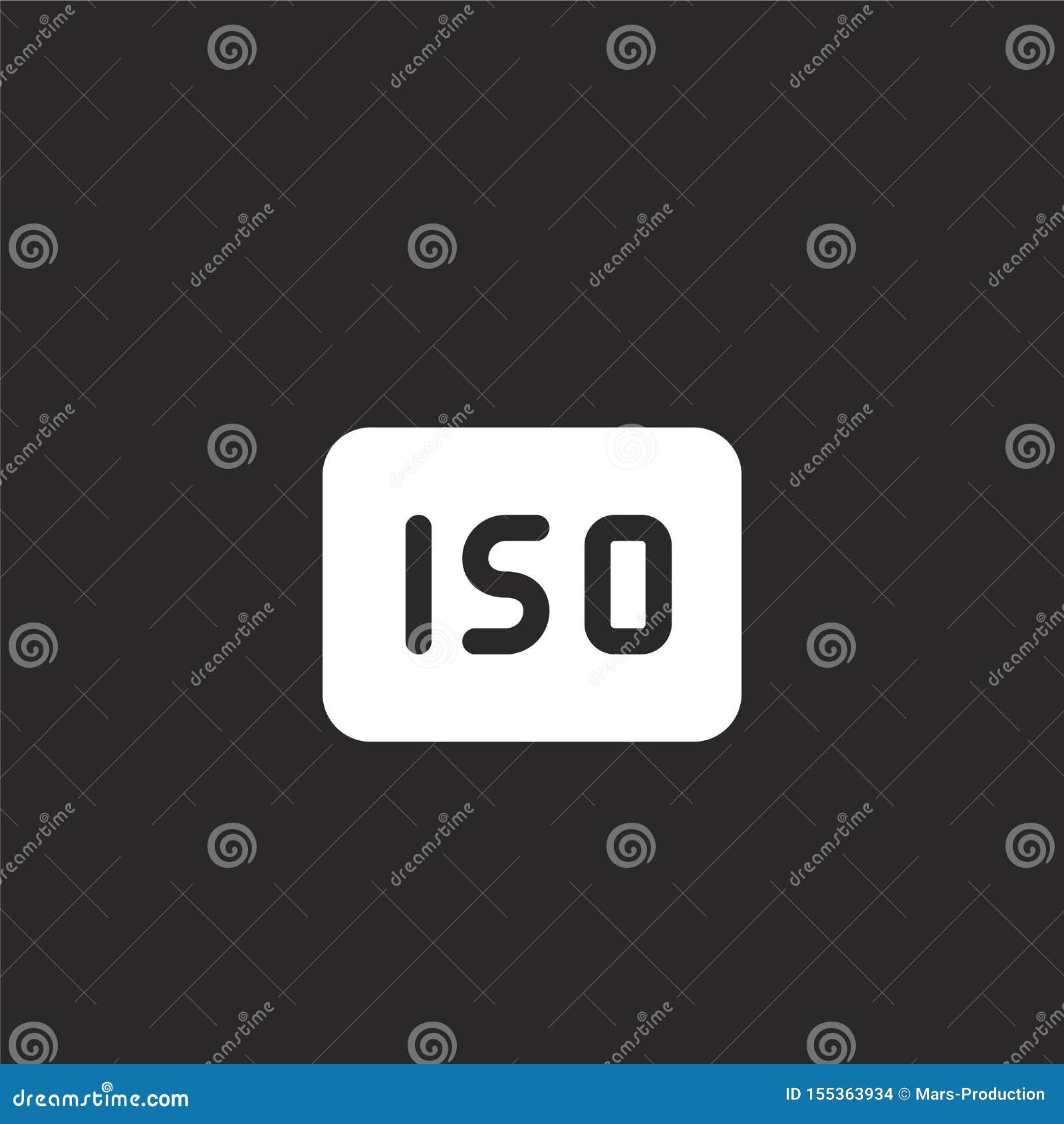 Iso Icon. Filled Iso Icon for Website Design and Mobile, App ...