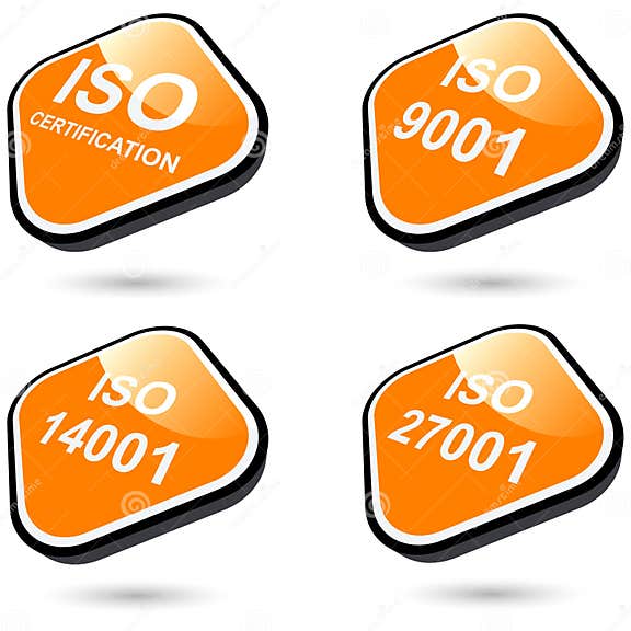 ISO Icons or Buttons stock vector. Illustration of clipart - 17965688