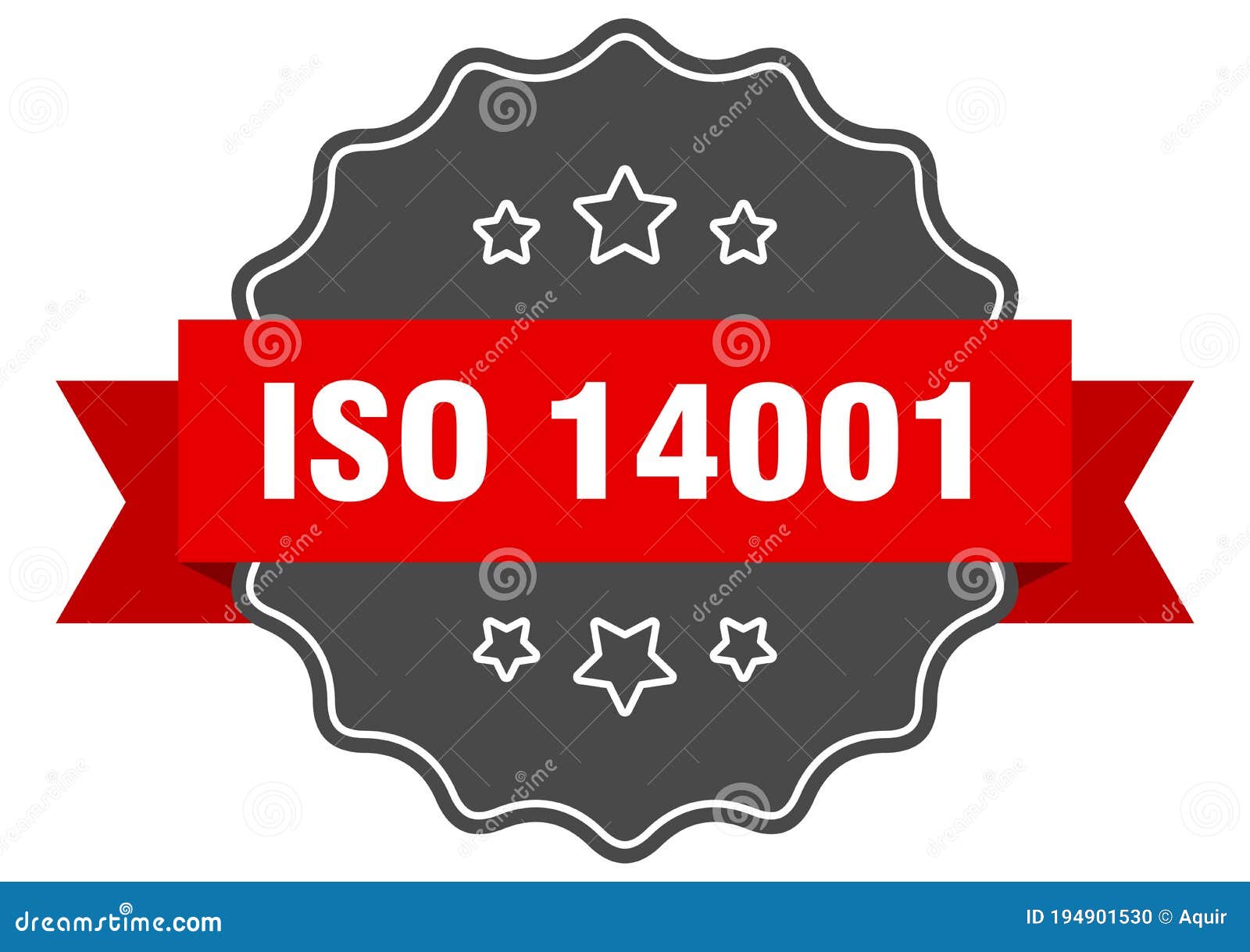 Iso 14001 Label. Iso 14001 Isolated Seal. Sticker. Sign Stock Vector ...