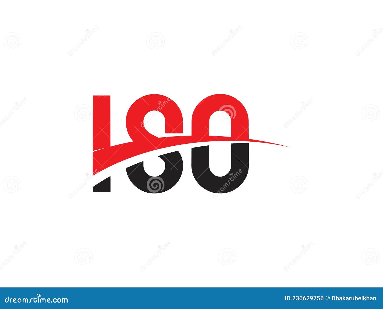 ISO Letter Initial Logo Design Vector Illustration Stock Vector ...