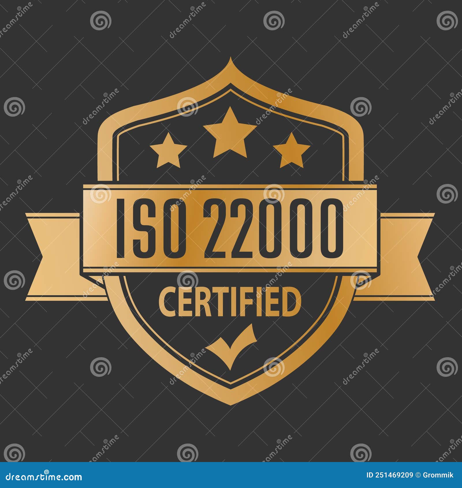 ISO 22000. the Logo of Standardization for Websites, Applications and ...