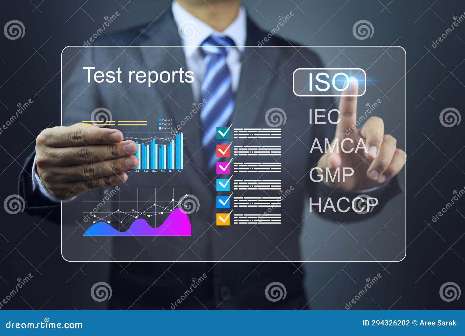 ISO product test reports stock photo. Image of exported - 294326202