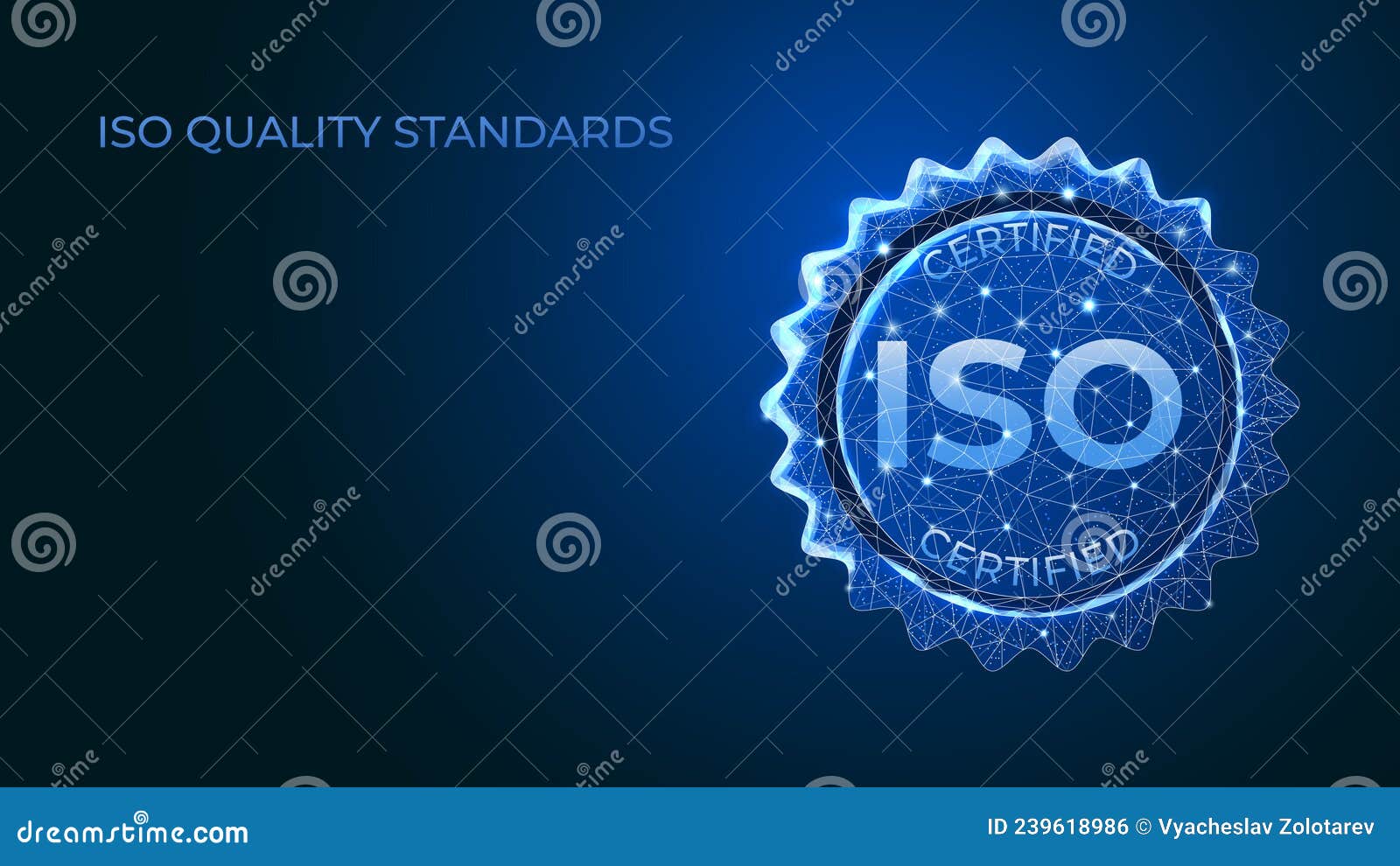 ISO Quality Assurance Certification. Stock Vector - Illustration of ...