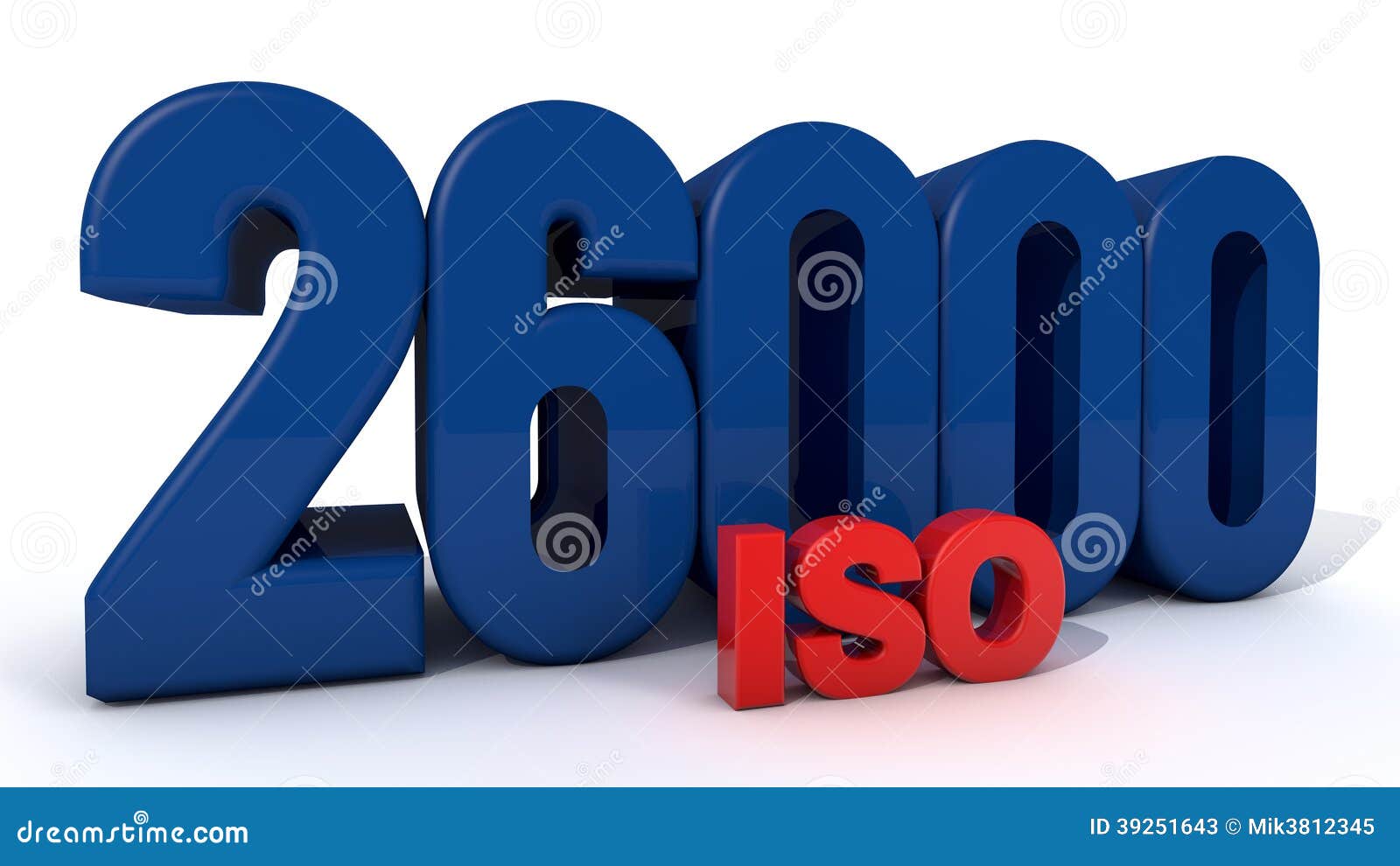 ISO 26000 stock illustration. Illustration of certificate - 39251643