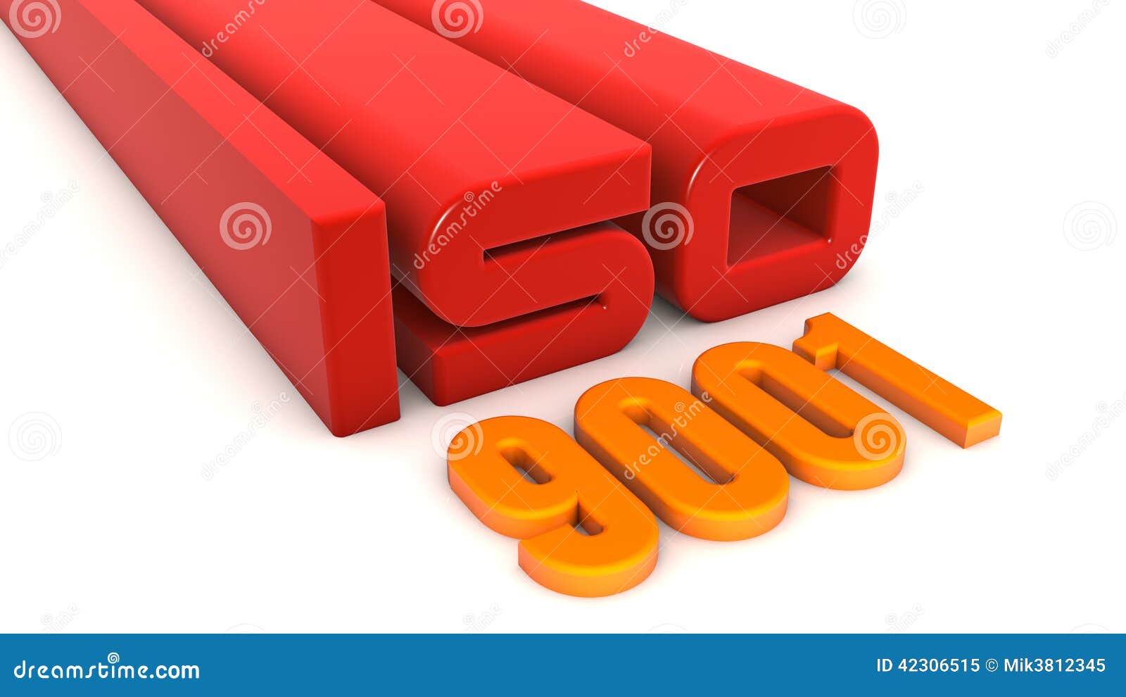 ISO 9001 stock illustration. Illustration of brand, award - 42306515
