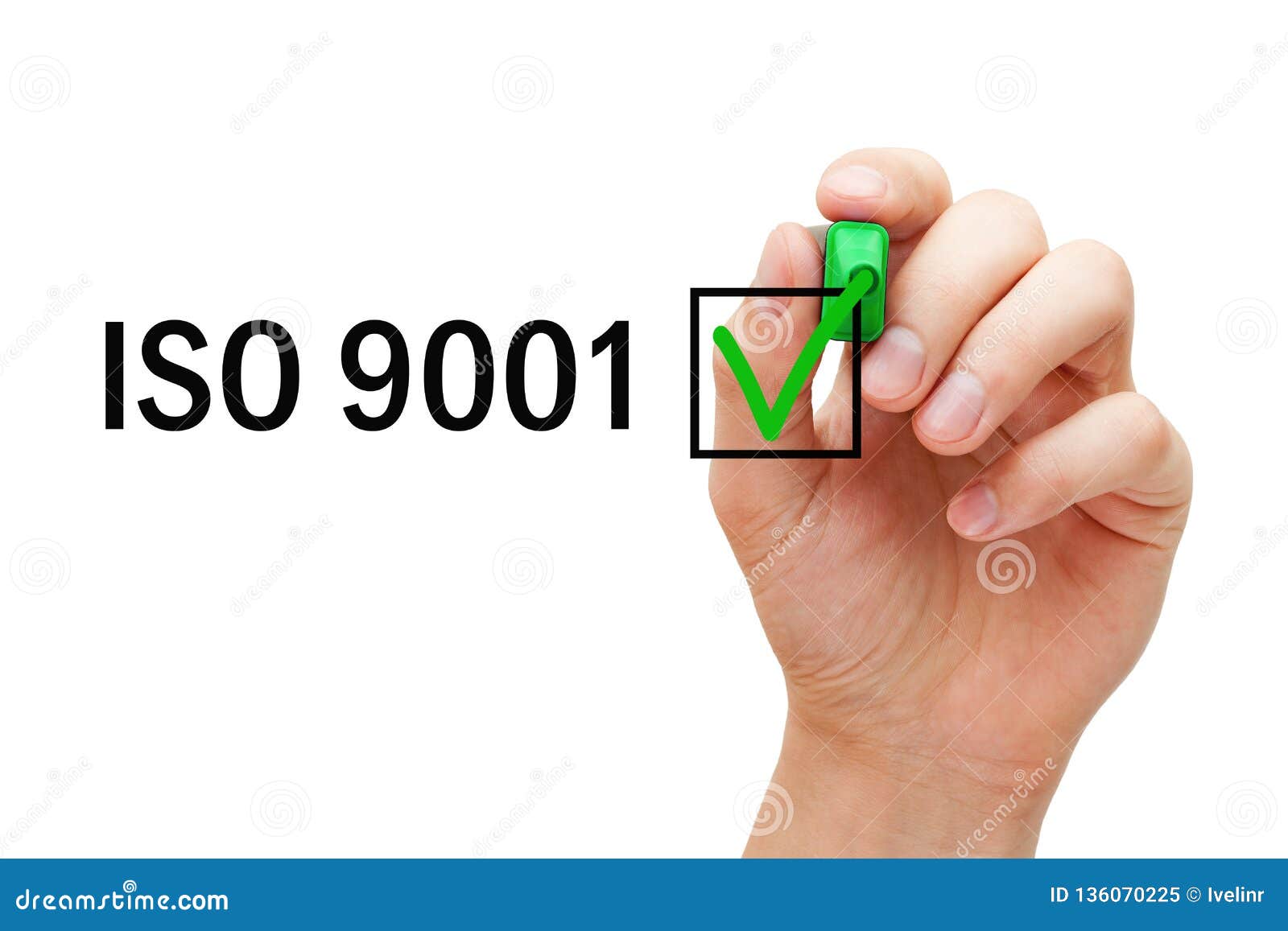 ISO 9001 Quality Management System Certified Concept Stock Image ...
