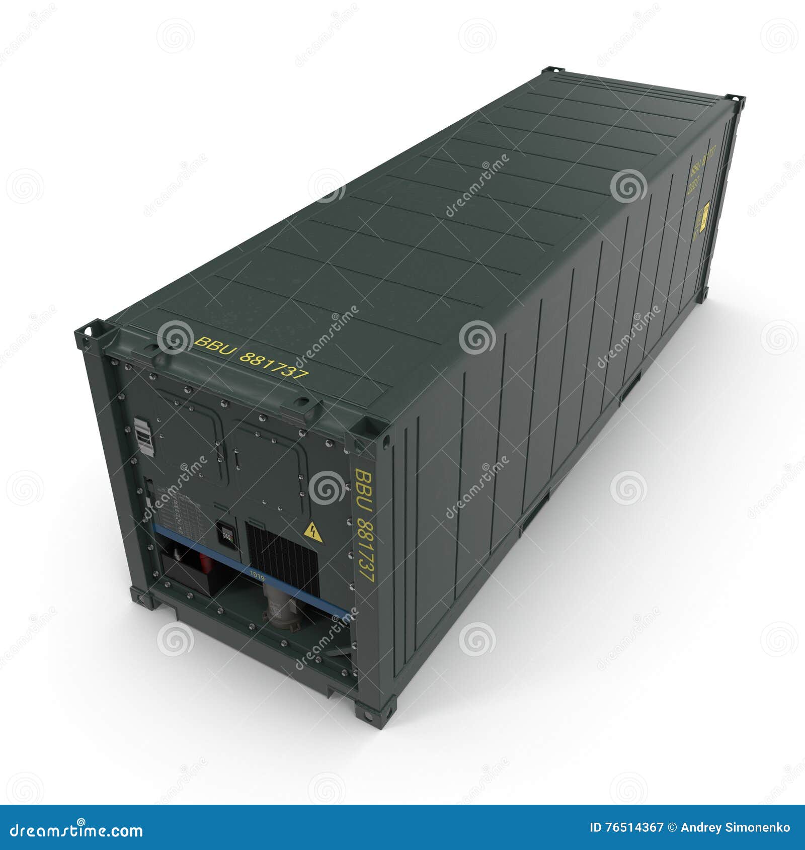 Reefer Container Line Icon. Clipart Image Cartoon Vector ...