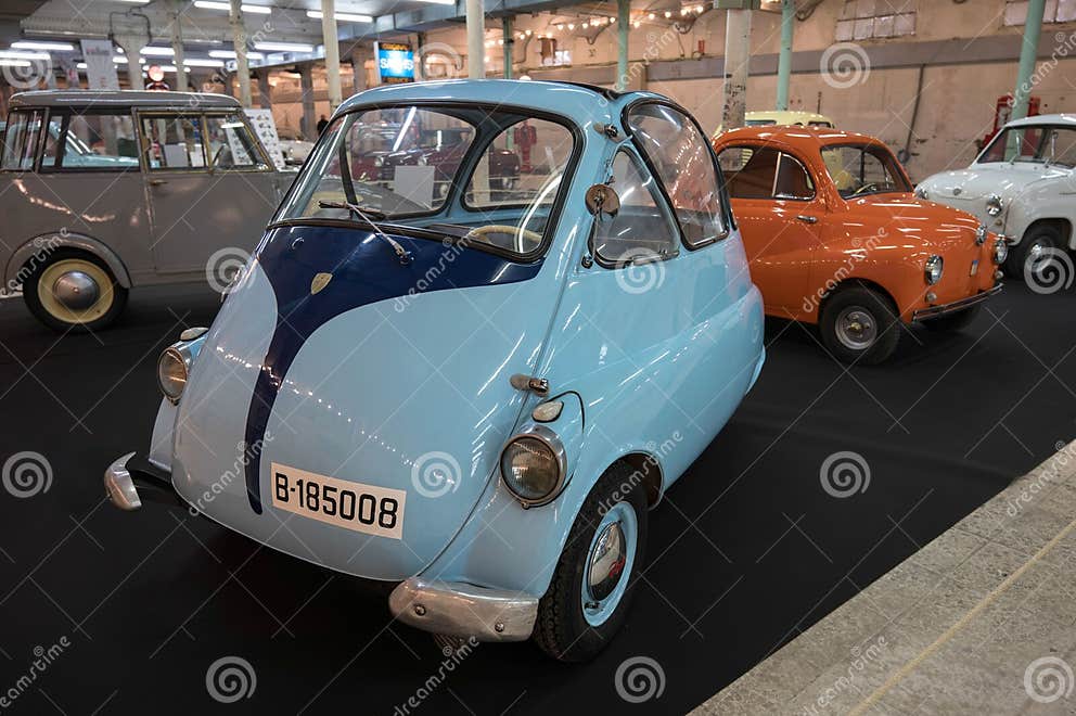 Detail of ISO Rivolta Isetta 236cc from 1965 Blue Editorial Photography ...