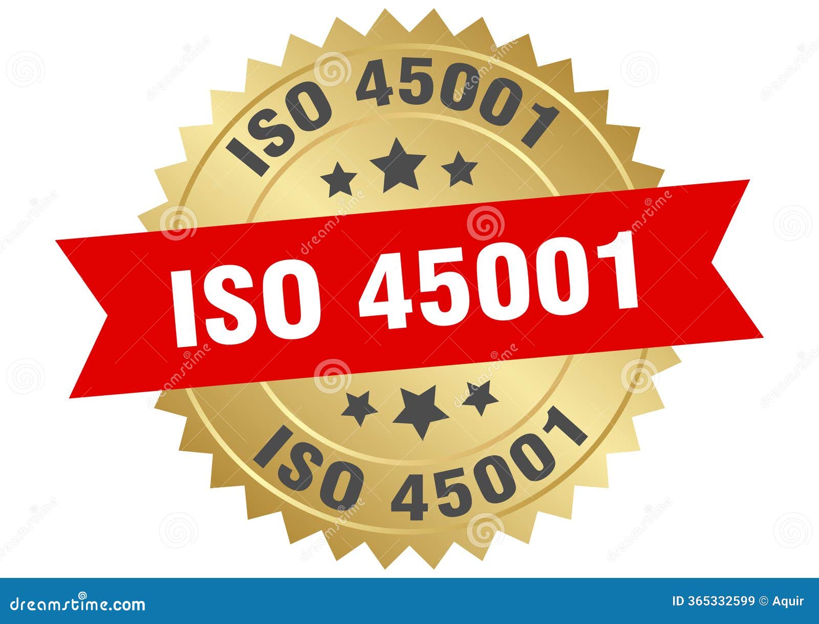 Iso 45001. Iso 45001 Round Pink And Gold Label Isolated On Transparent ...