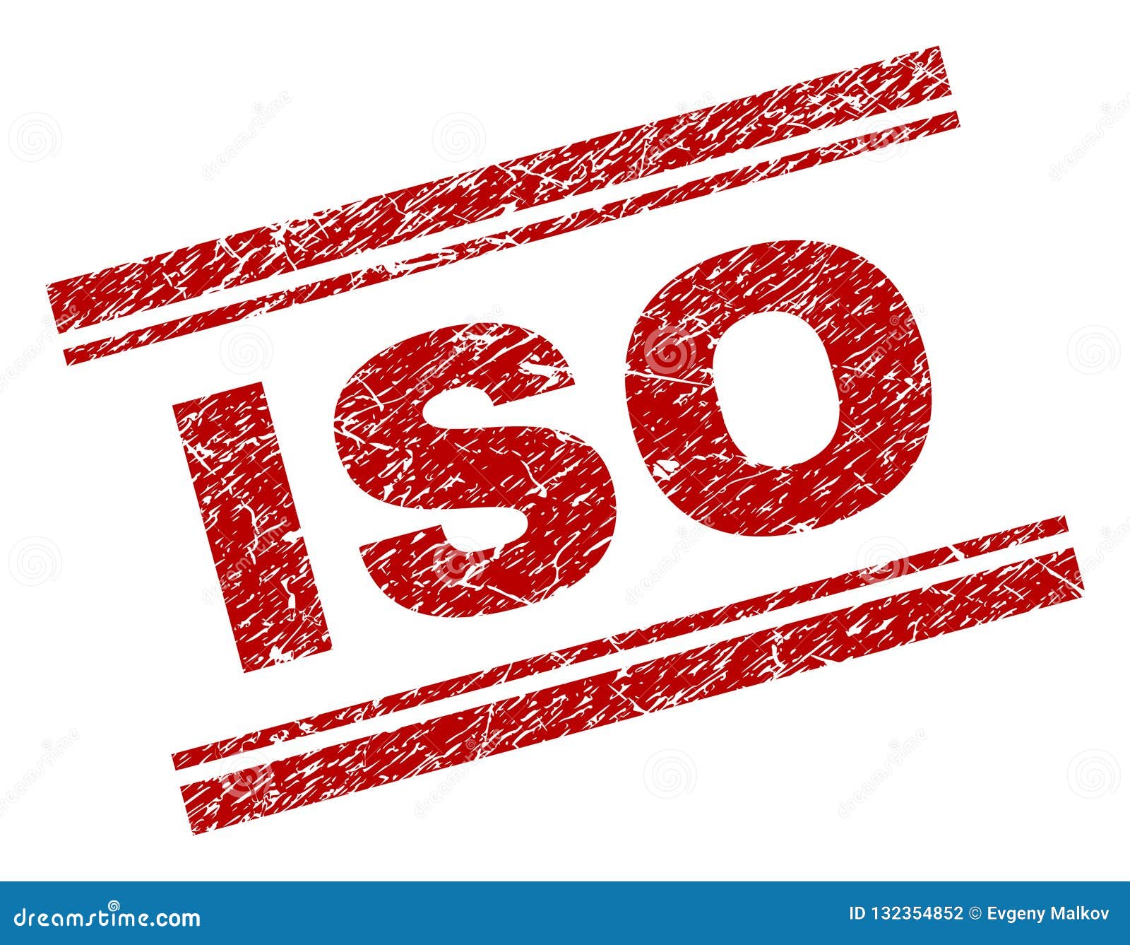Scratched Textured ISO Stamp Seal Stock Vector - Illustration of label ...