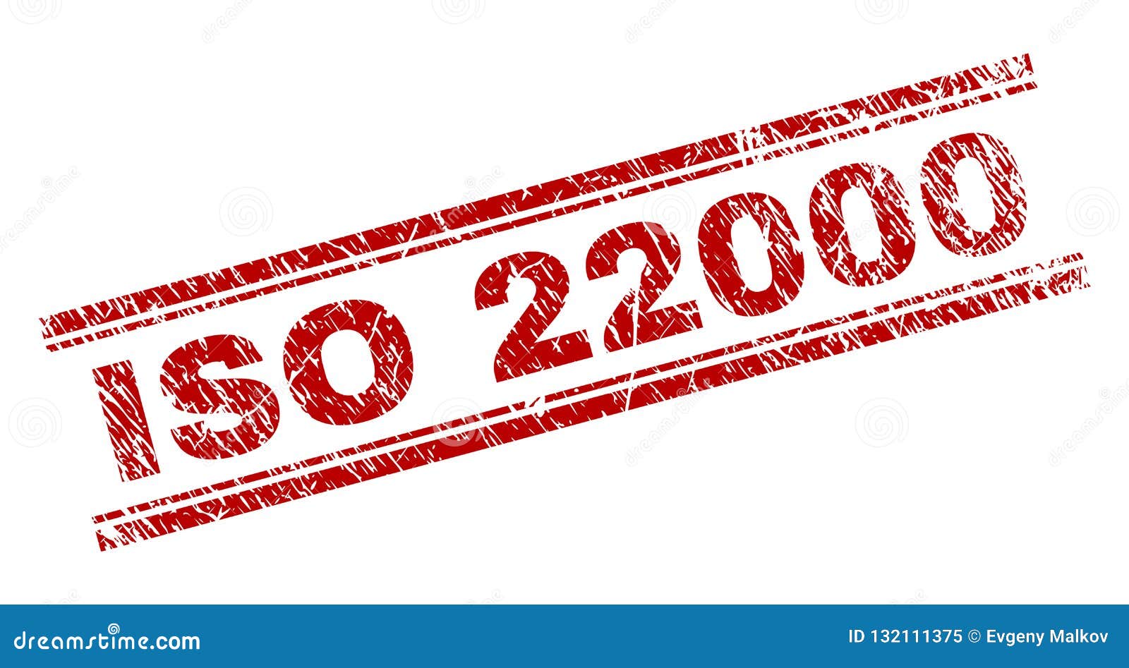 Grunge Textured ISO 22000 Stamp Seal Stock Vector - Illustration of ...