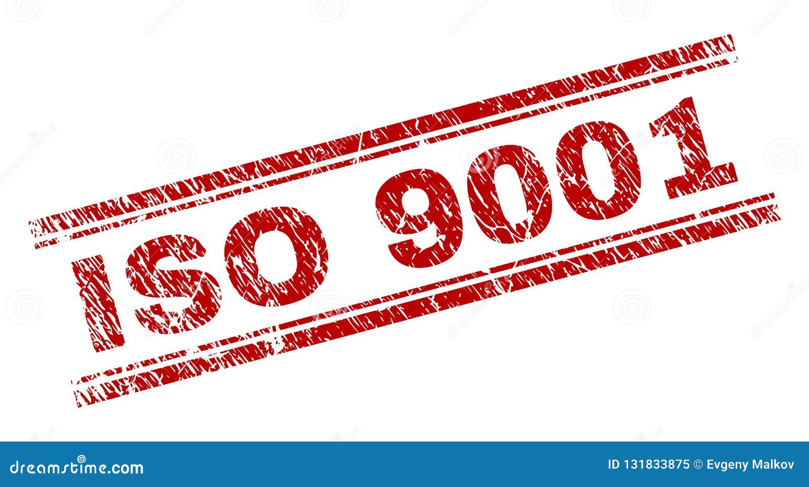 Grunge Textured ISO 9001 Stamp Seal Stock Vector - Illustration of ...