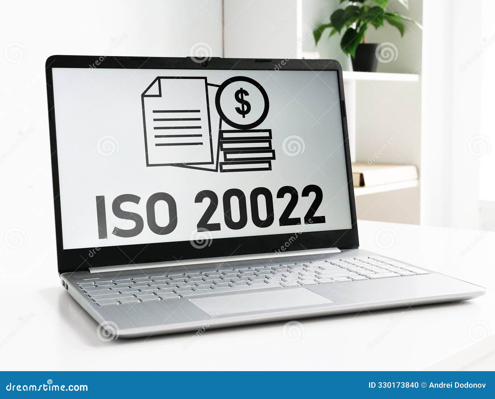ISO 20022 is Shown Using the Text. Money Transfer Stock Photo - Image ...
