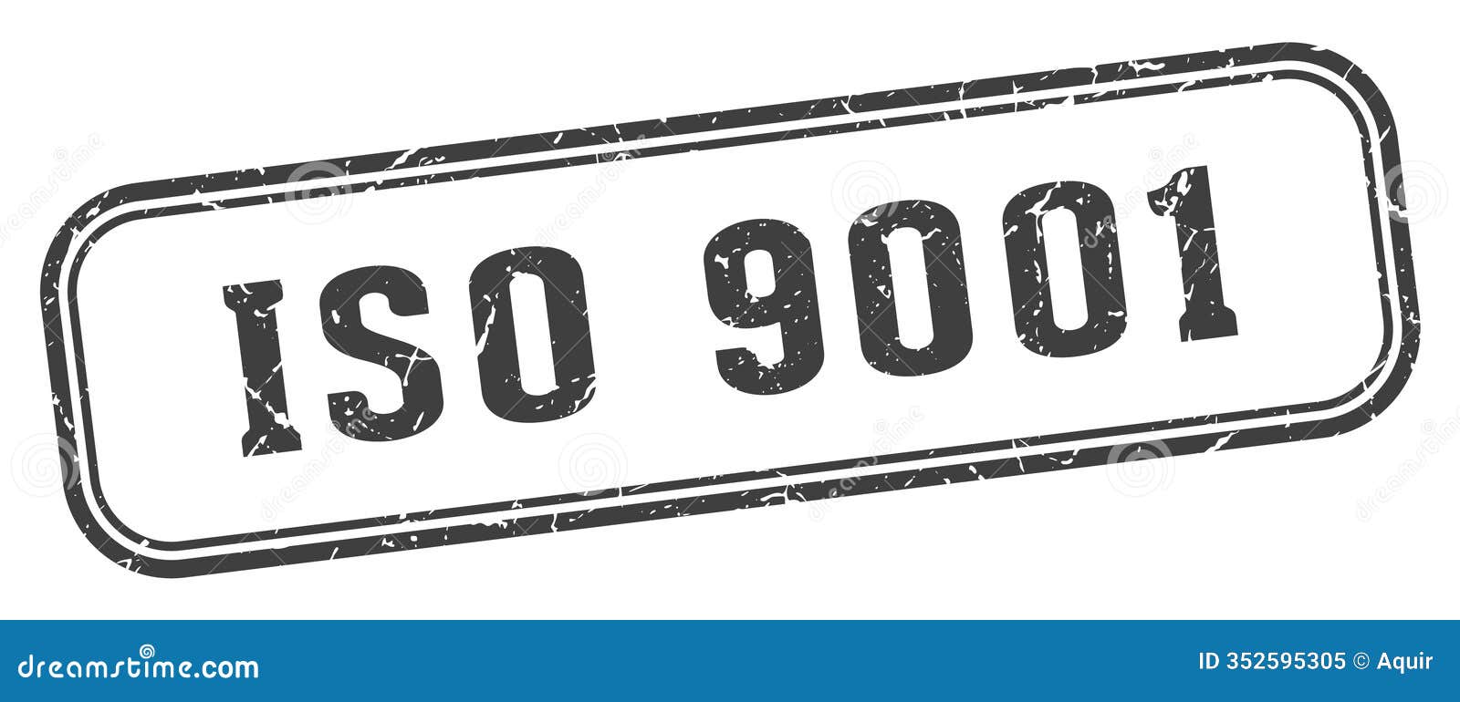 ISO 9001 Stamp. Vector. ISO 9001 Badge Icon. Certified Badge Logo ...