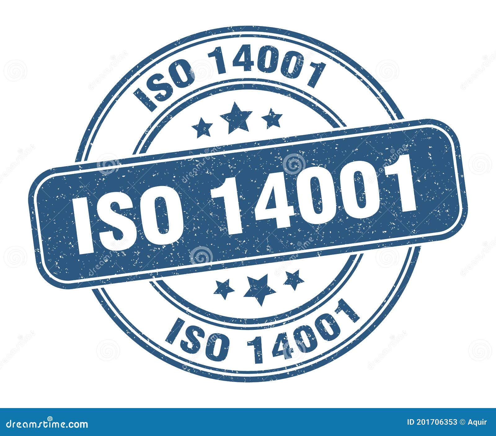 Iso 14001 Stamp. Iso 14001 Label. Round Grunge Sign Stock Vector ...