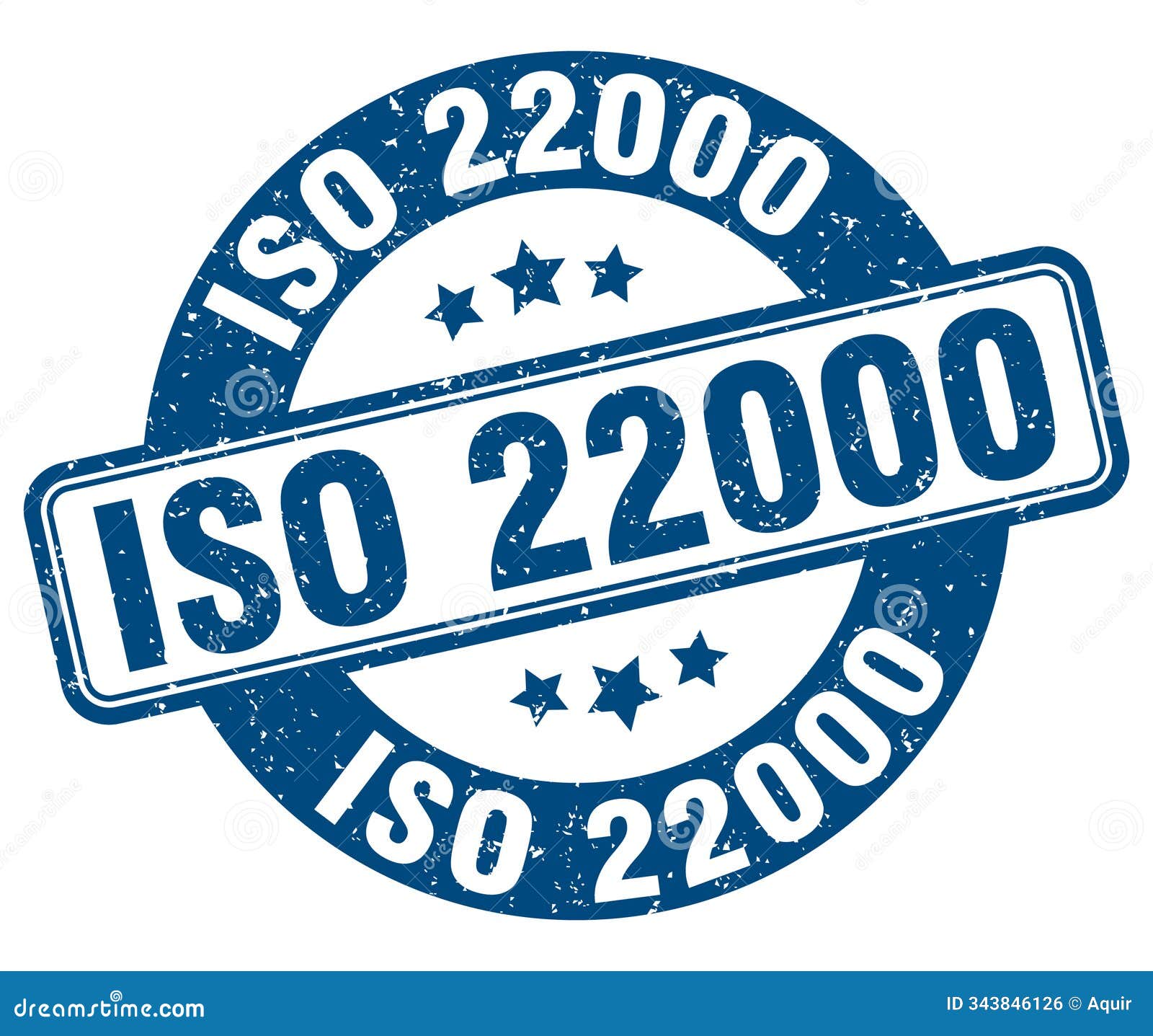 Iso 22000. Iso 22000 Round Red And Gold Label Isolated On Transparent ...