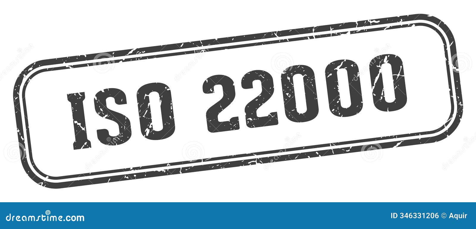 ISO 22000 Stamp. Vector. ISO 22000 Badge Icon. Certified Badge Logo ...